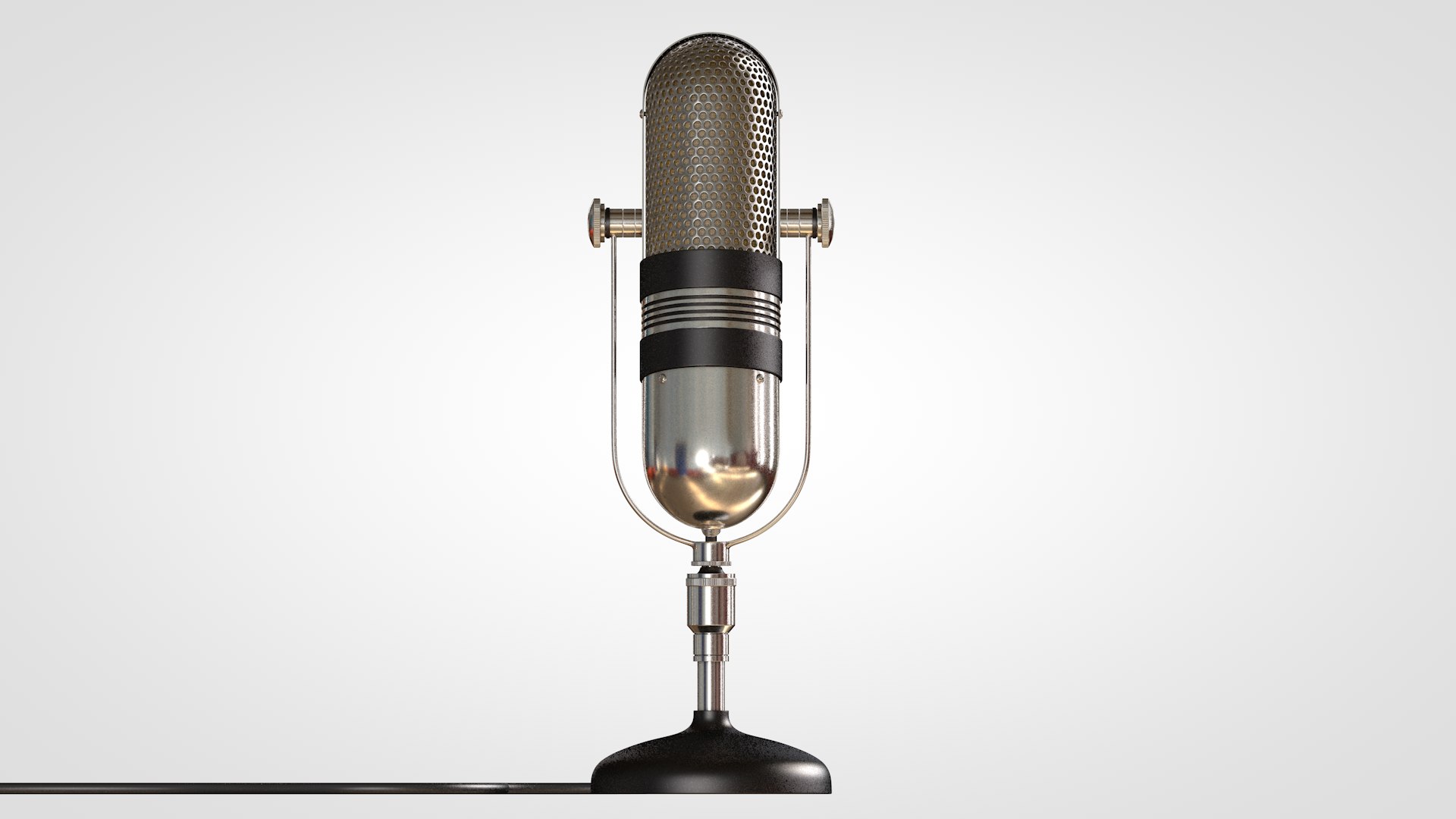 3D Microphone Retro - TurboSquid 1957785