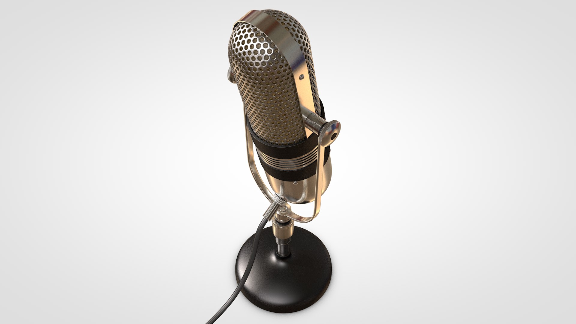 3D Microphone Retro - TurboSquid 1957785