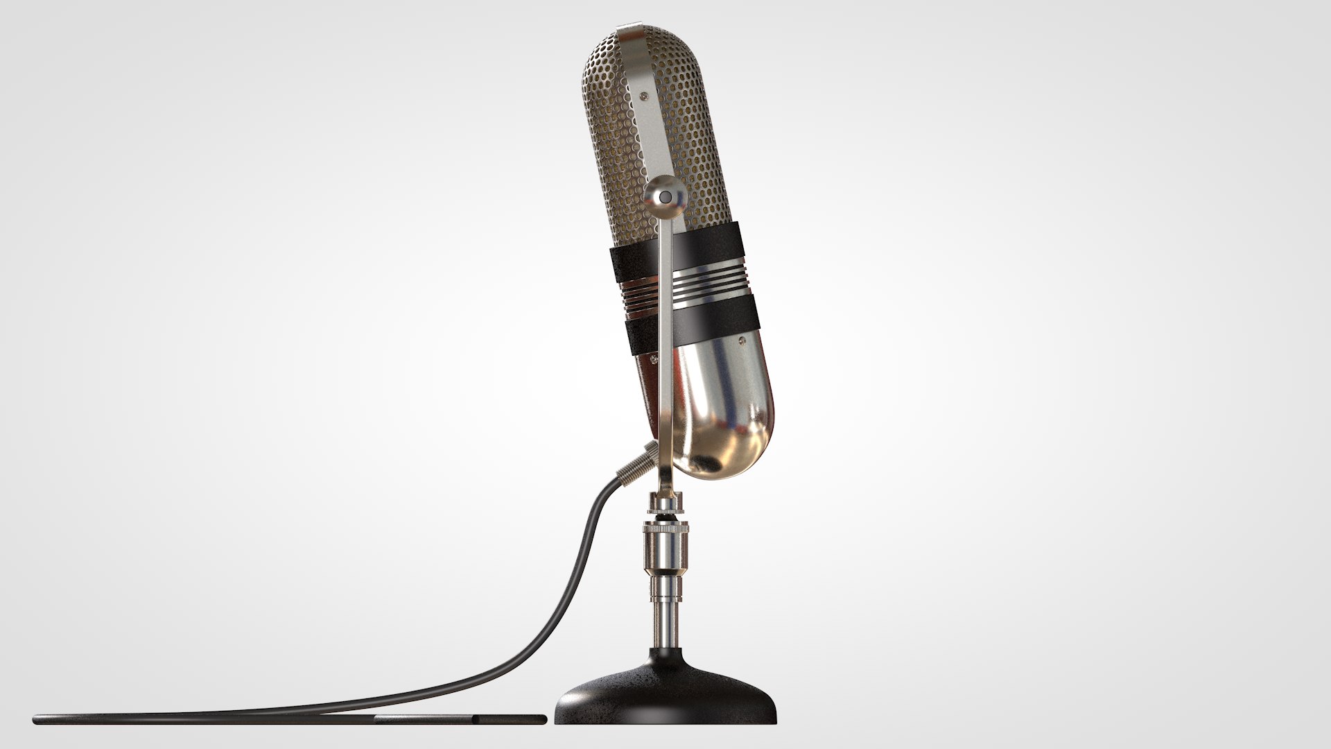 3D Microphone Retro - TurboSquid 1957785