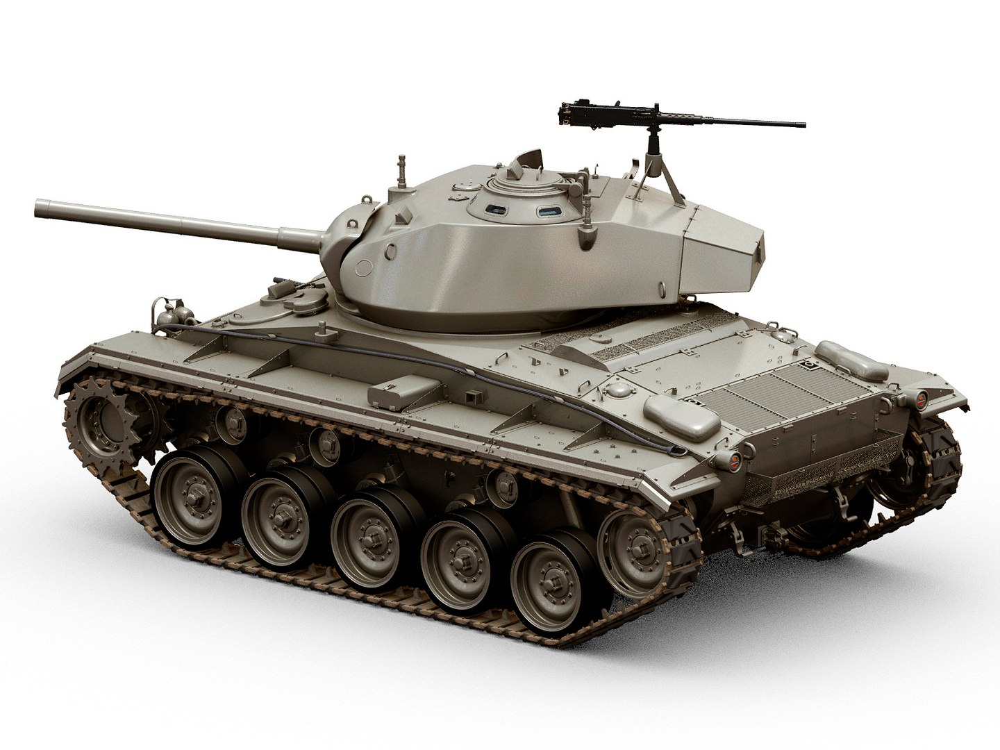 Tank Chaffee 3d Max