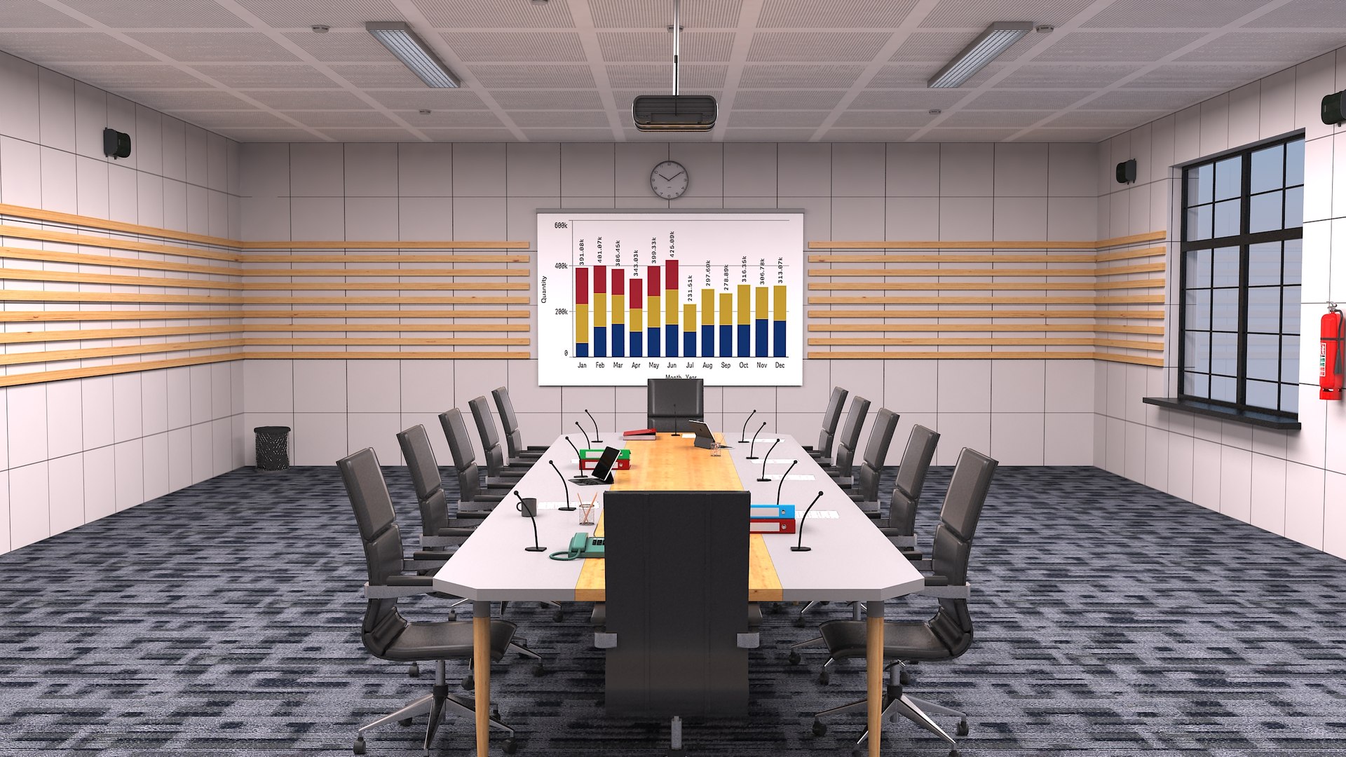 Office Conference Room Model - TurboSquid 1697552