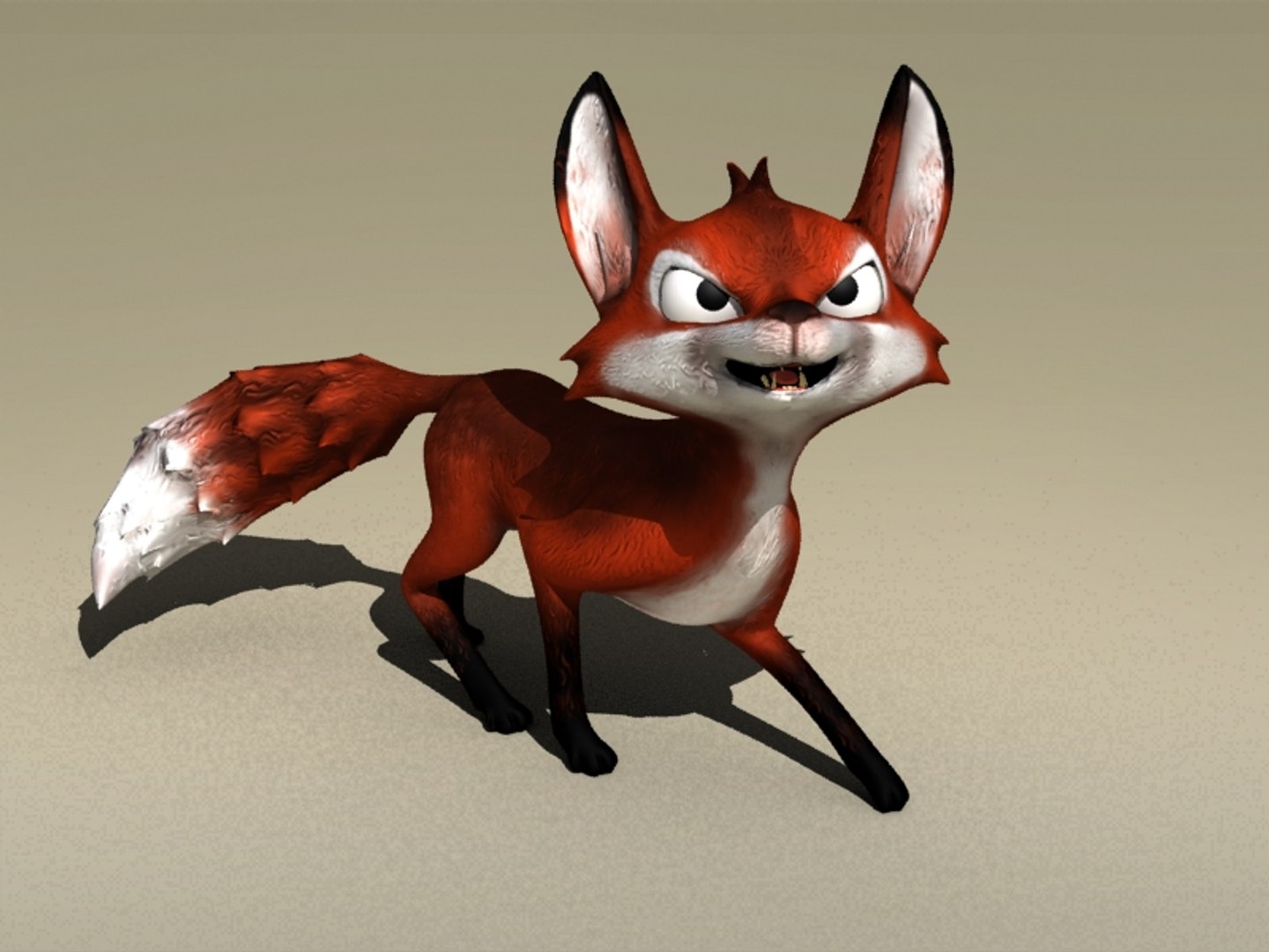 3d Fox