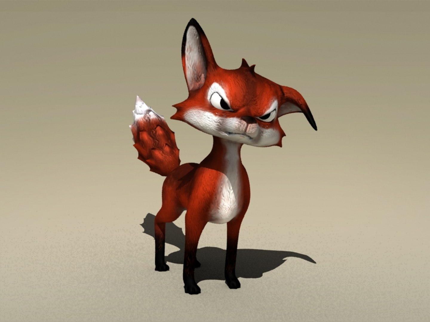 3d Fox
