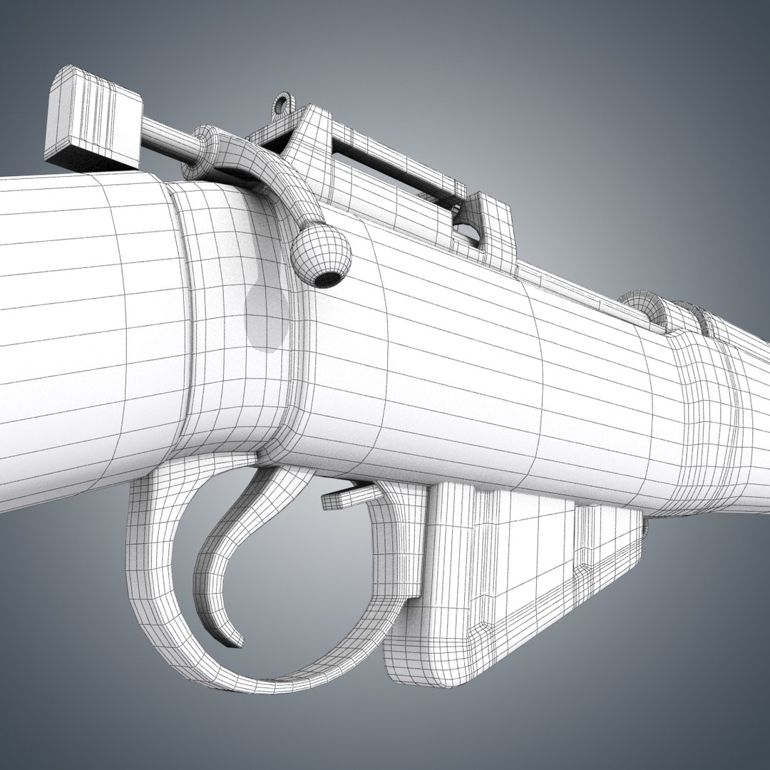 3d Model - Lee-enfield