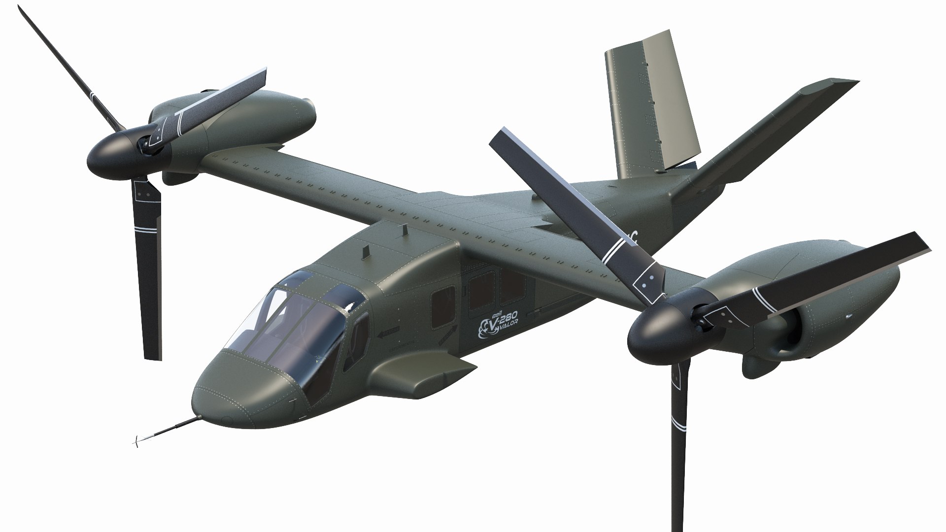 Bell V-280 Valor Tiltrotor 3D Model - TurboSquid 1496645