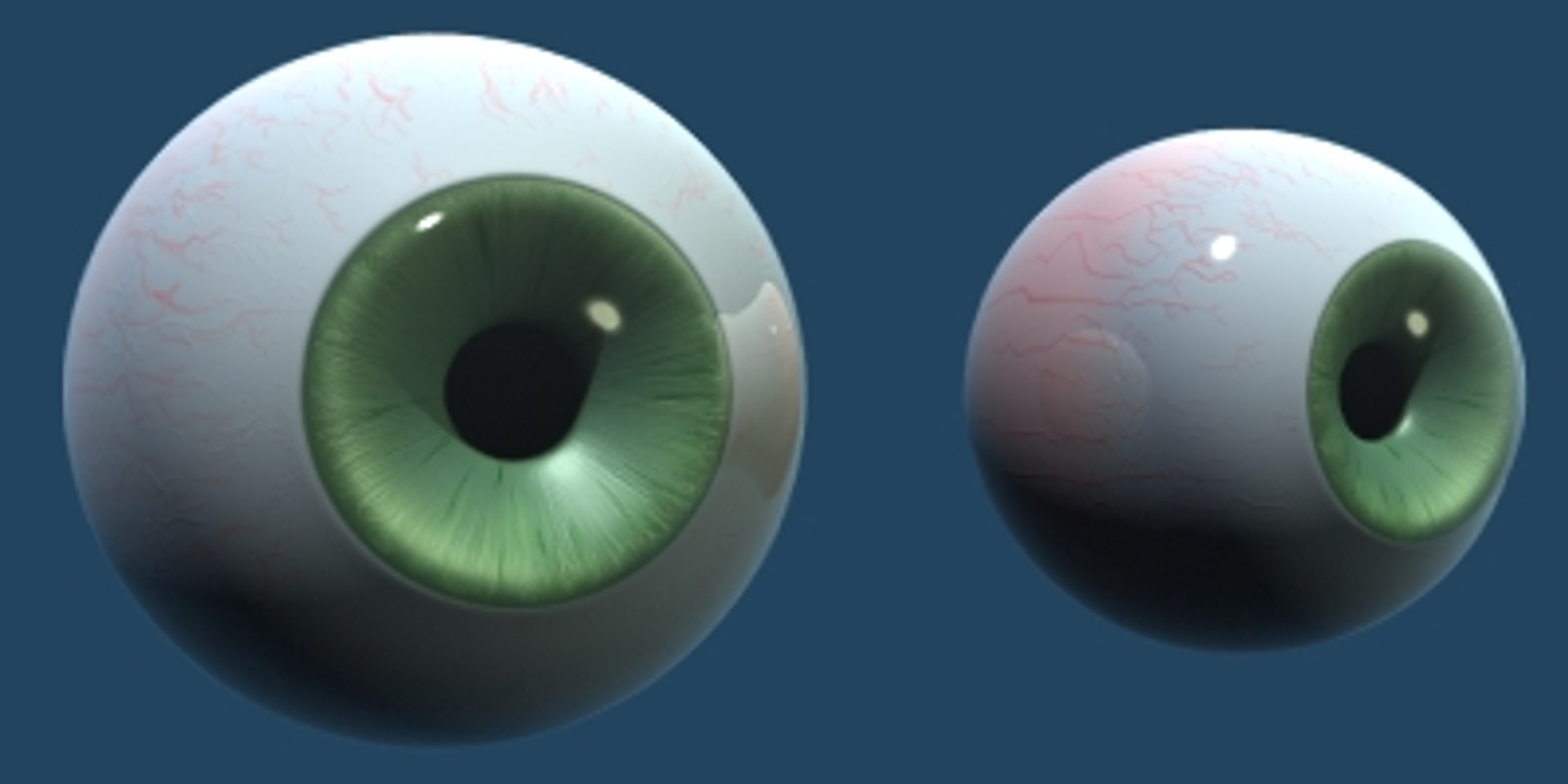 Eyes Morphs Modeled 3d Model