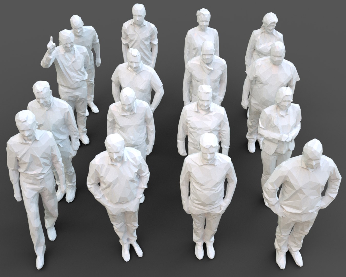 Architectural stylized human character 3D model | 1147643 | TurboSquid