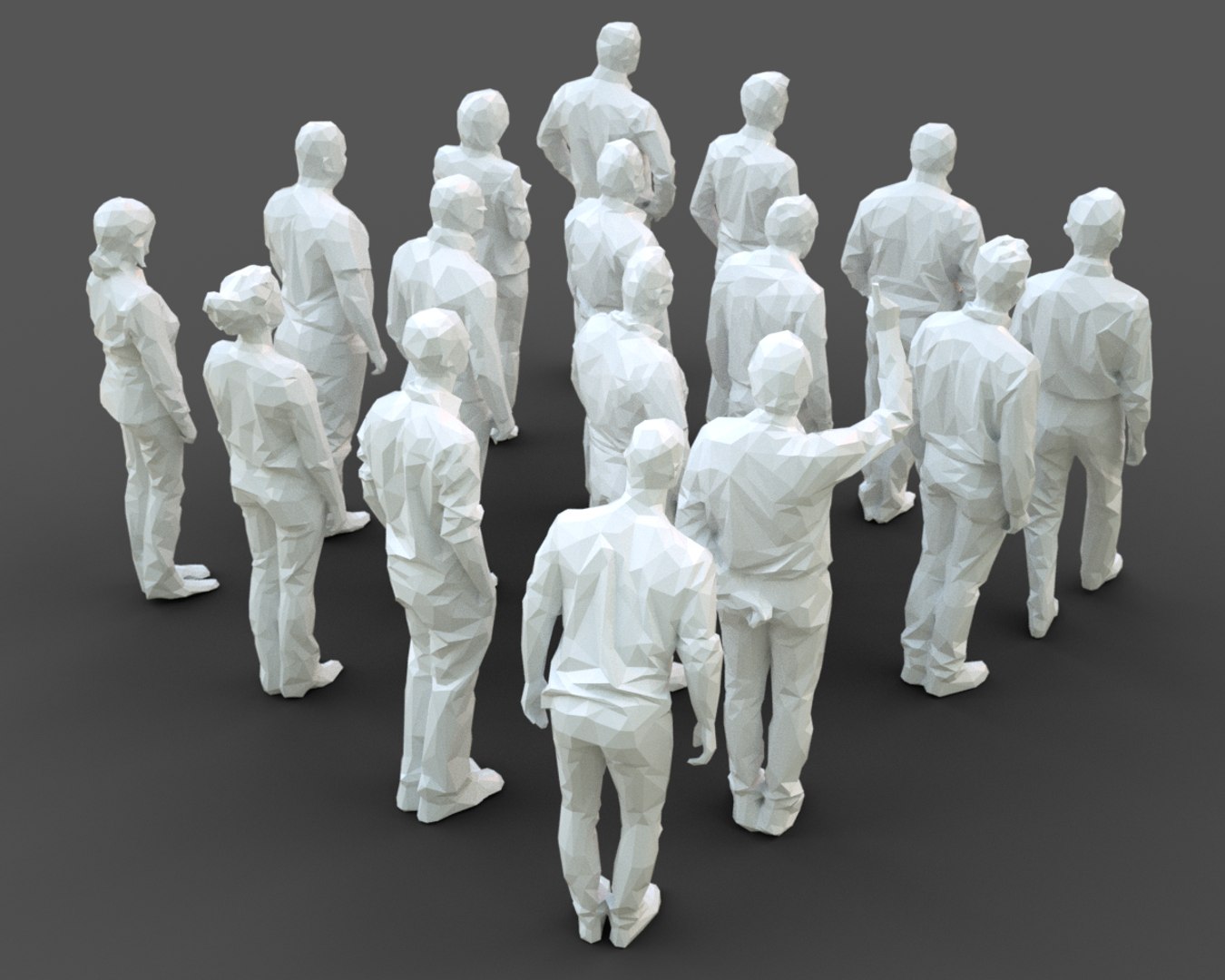 Architectural stylized human character 3D model | 1147643 | TurboSquid