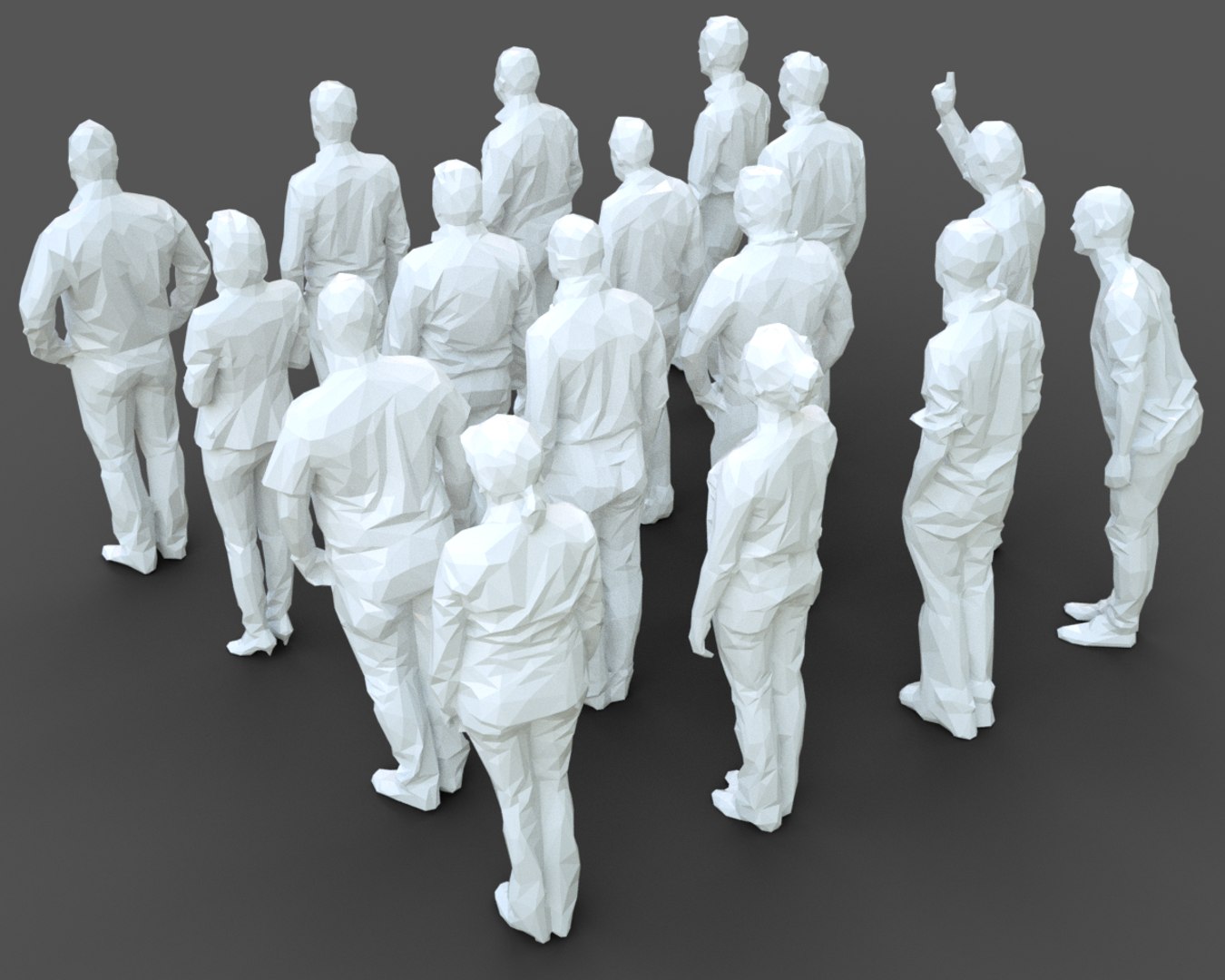 Architectural stylized human character 3D model | 1147643 | TurboSquid