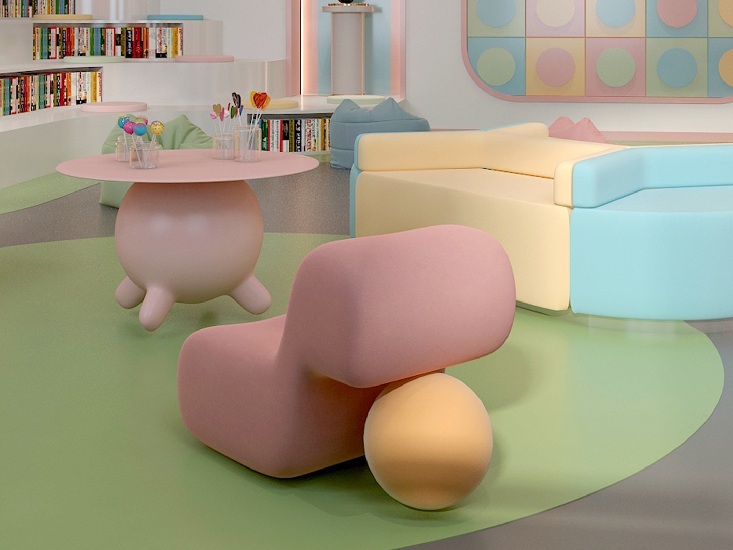 3D Children Classroom Model - TurboSquid 2035852