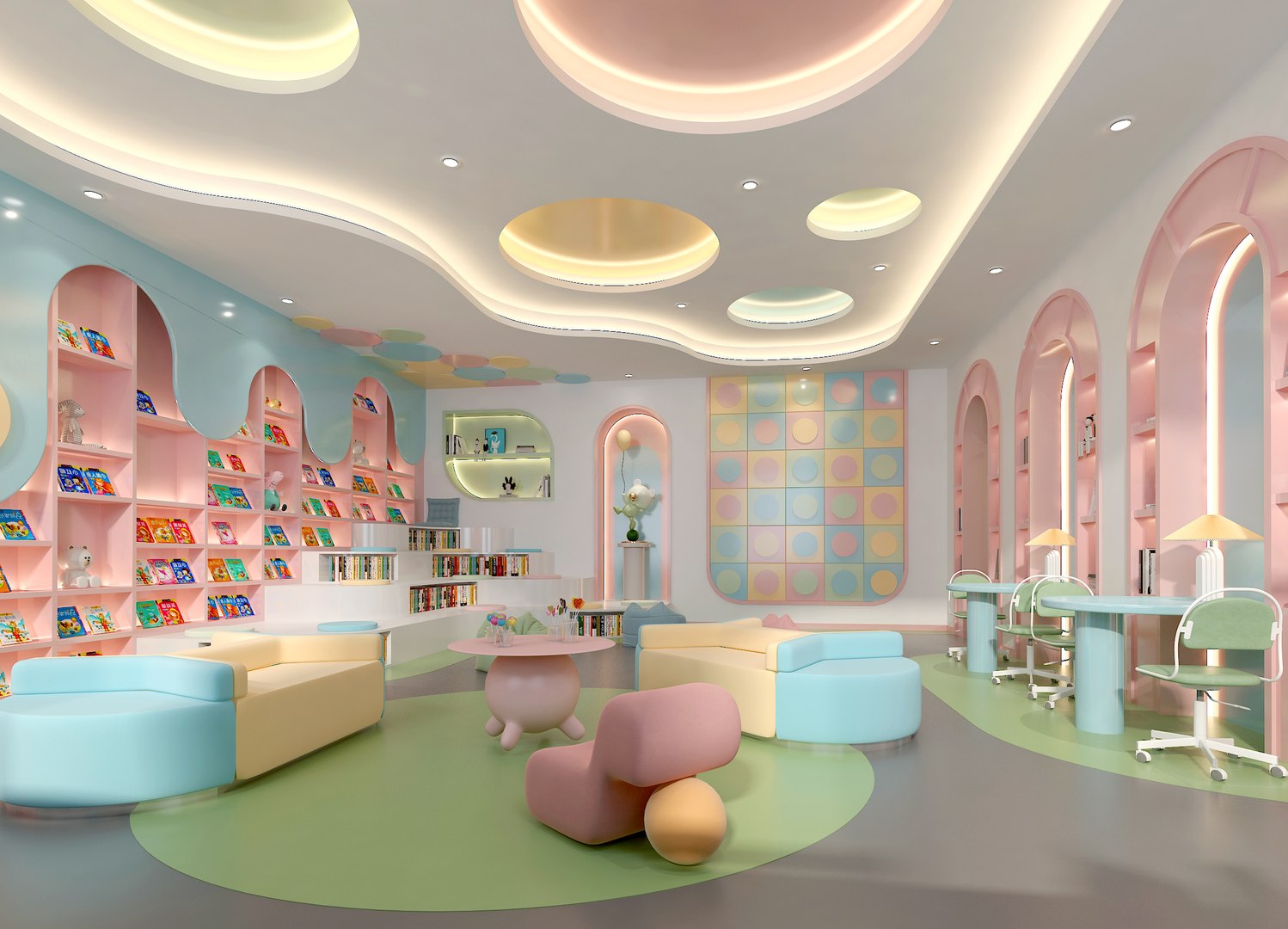 3D Children Classroom Model - TurboSquid 2035852