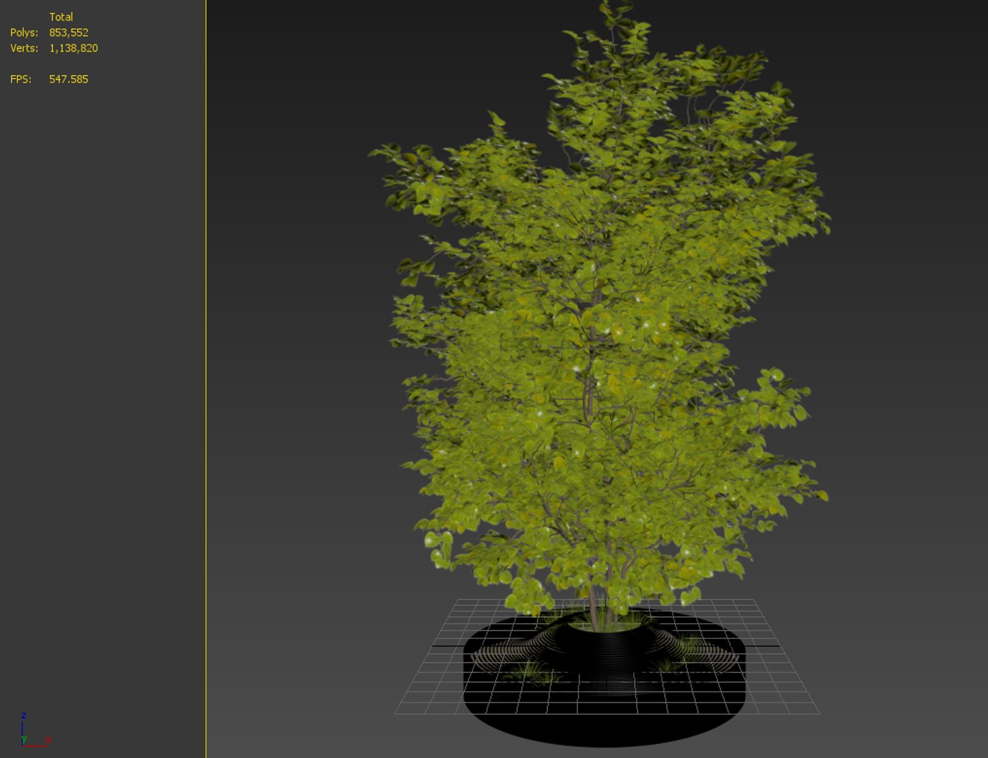 Linden Tree In Metal Grate 3D Model - TurboSquid 1956374