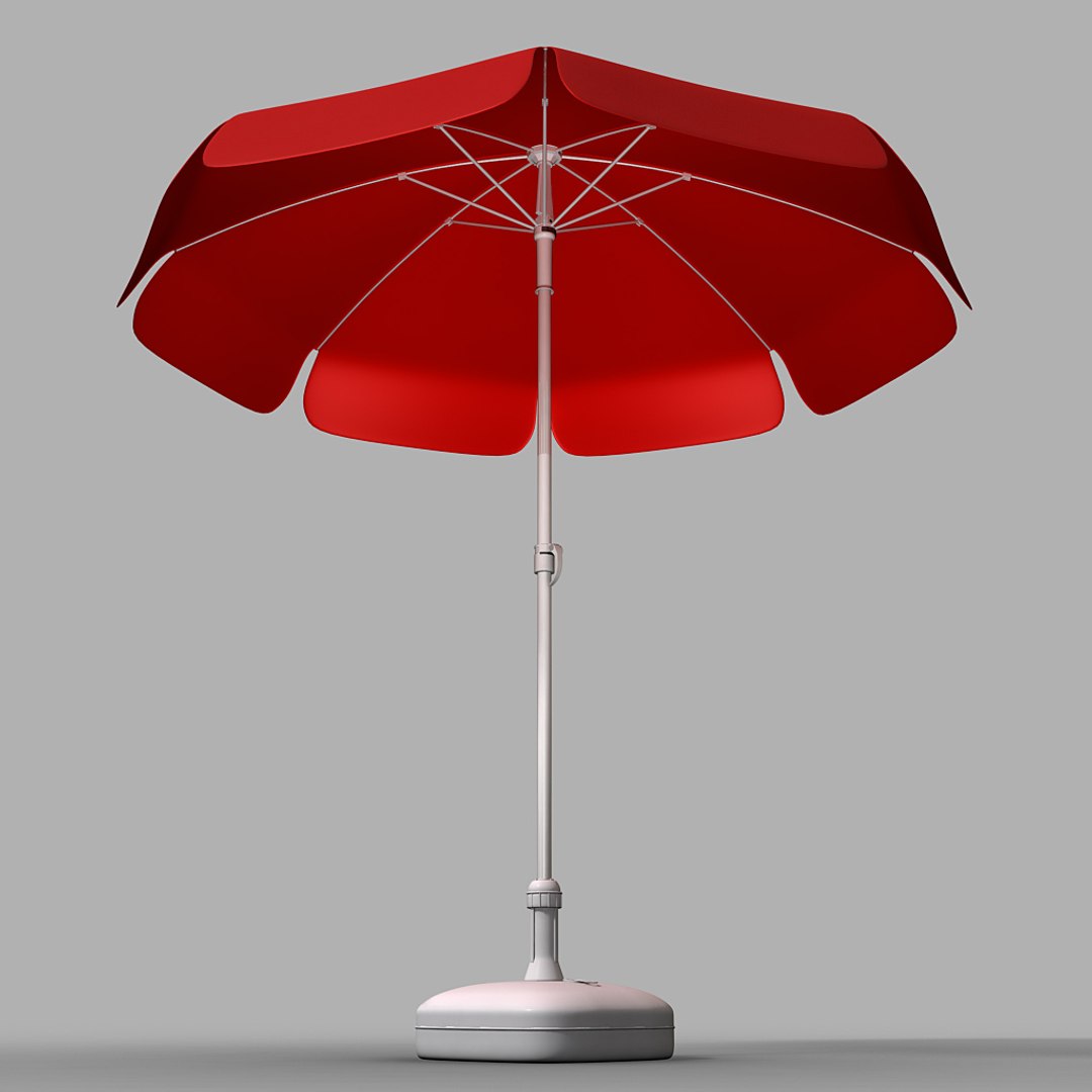 beach umbrella 3d model
