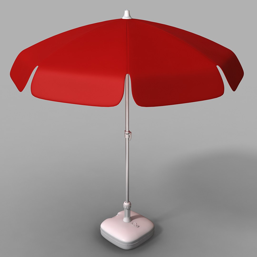 beach umbrella 3d model