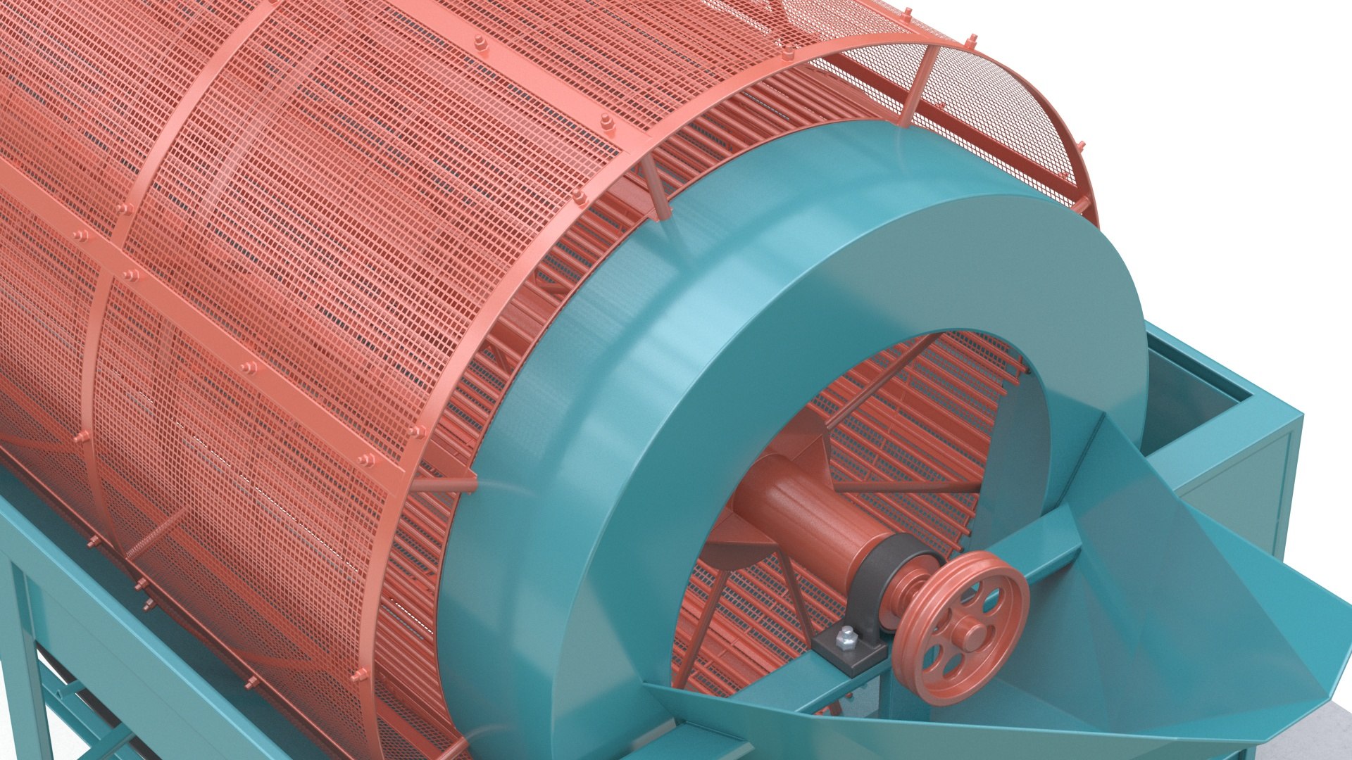 Drum Screening Machine 3D Model - TurboSquid 2265712