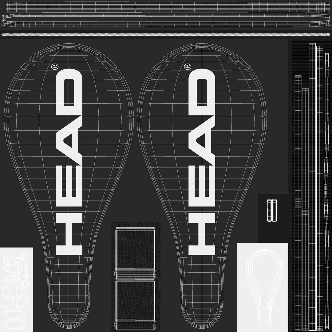 Tennis Racket Bag 02 3D - TurboSquid 2034970