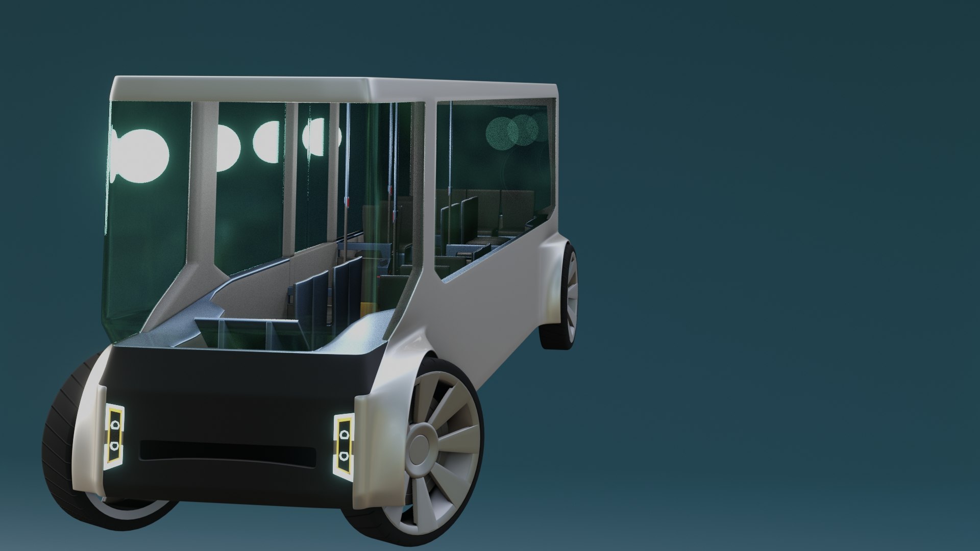 Autonomous Bus Interior 3D Model - TurboSquid 1665102