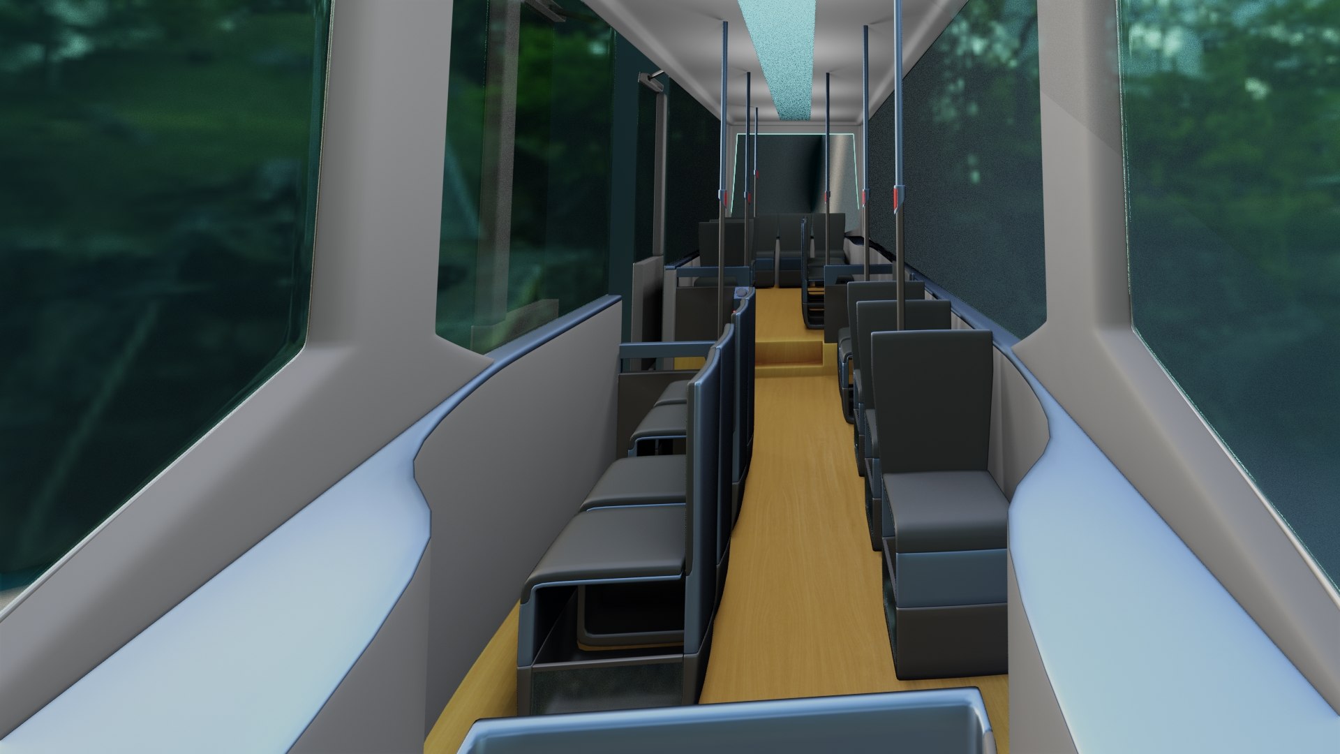 Autonomous Bus Interior 3D Model - TurboSquid 1665102