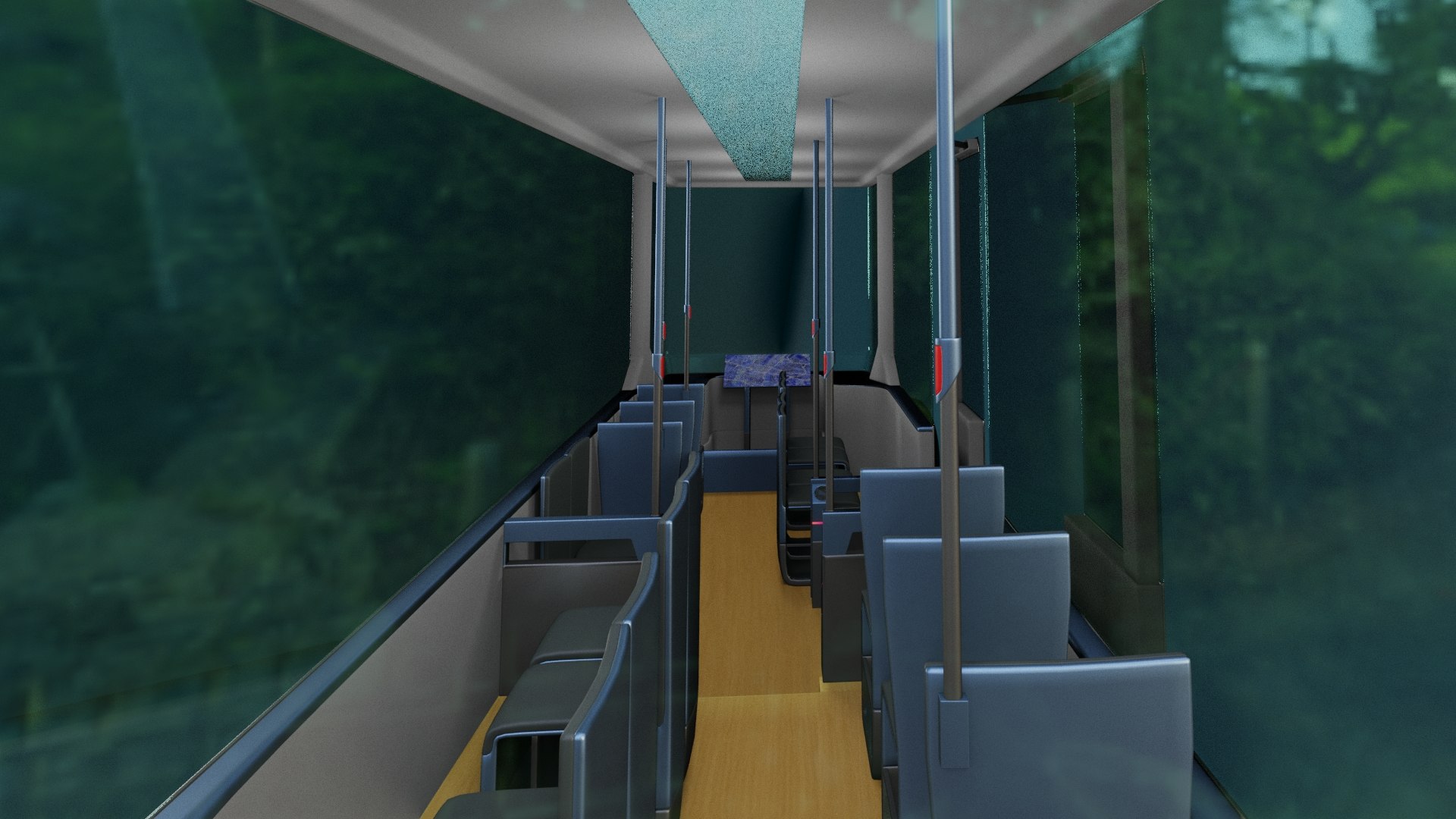 Autonomous Bus Interior 3D Model - TurboSquid 1665102