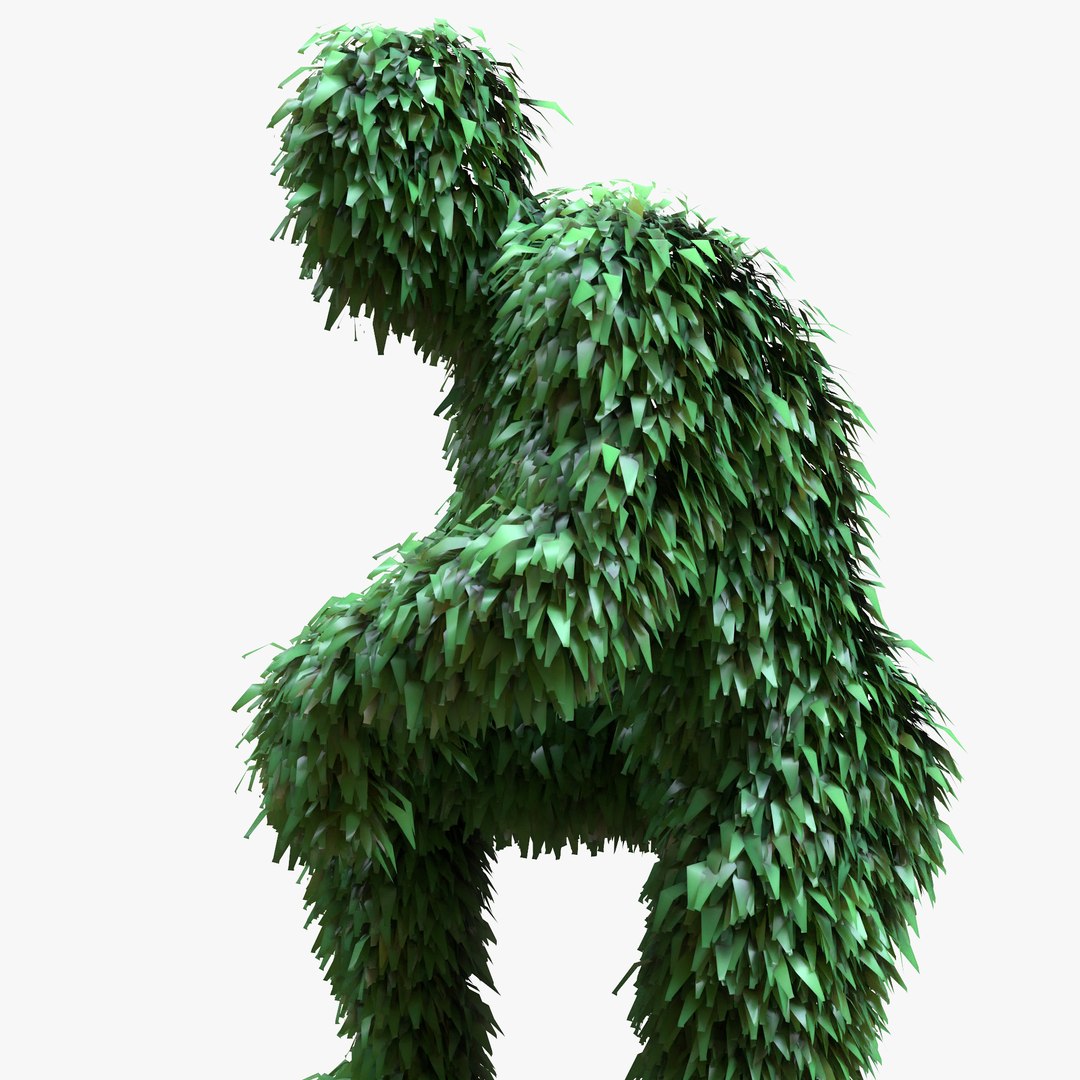 Human Topiary Garden Sculptures 3D Model - TurboSquid 1917878