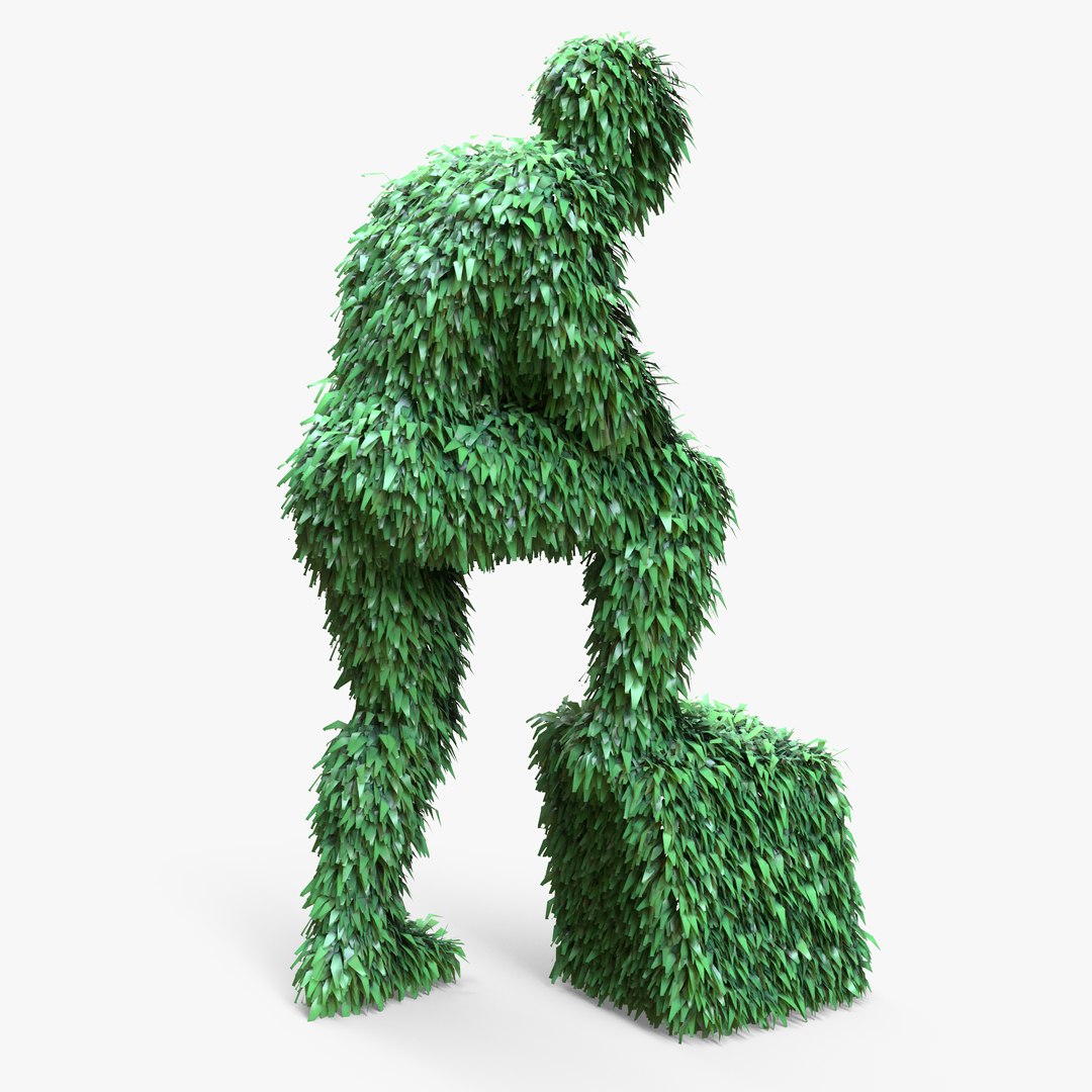 Human Topiary Garden Sculptures 3D Model - TurboSquid 1917878