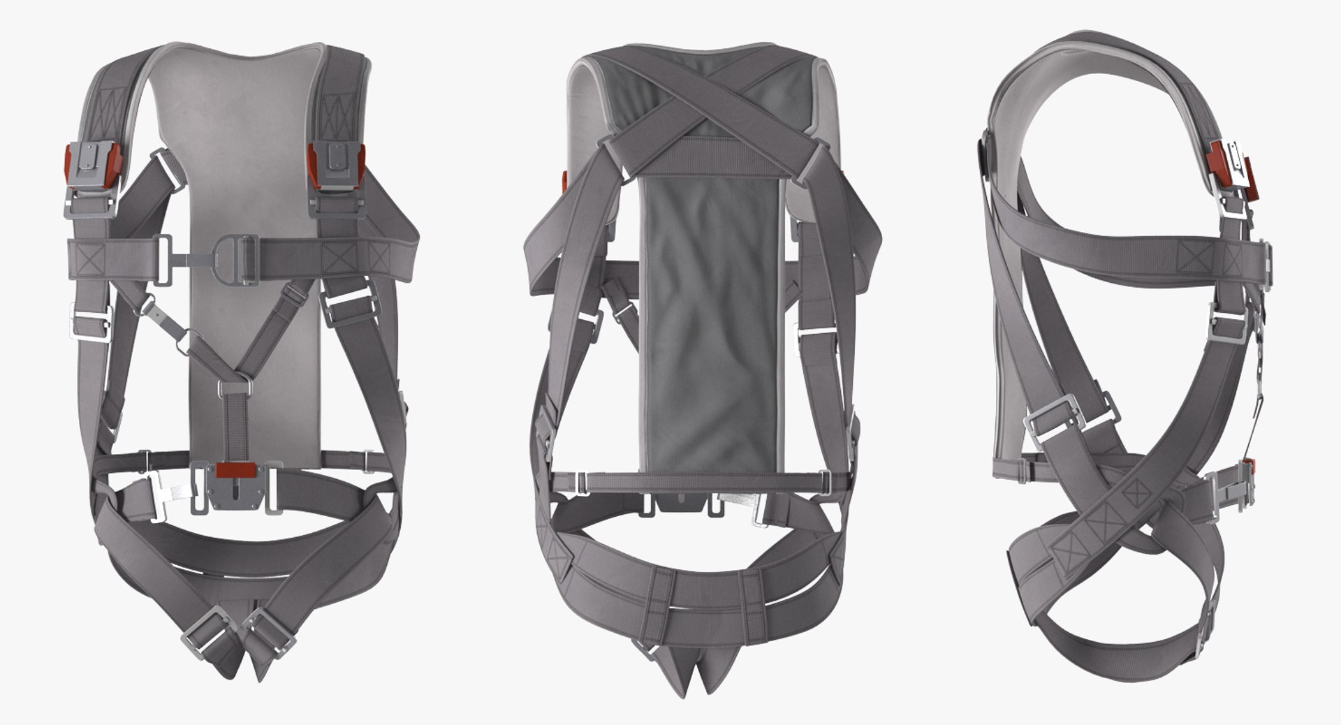 Jet Fighter Pilot Vest 3d Model