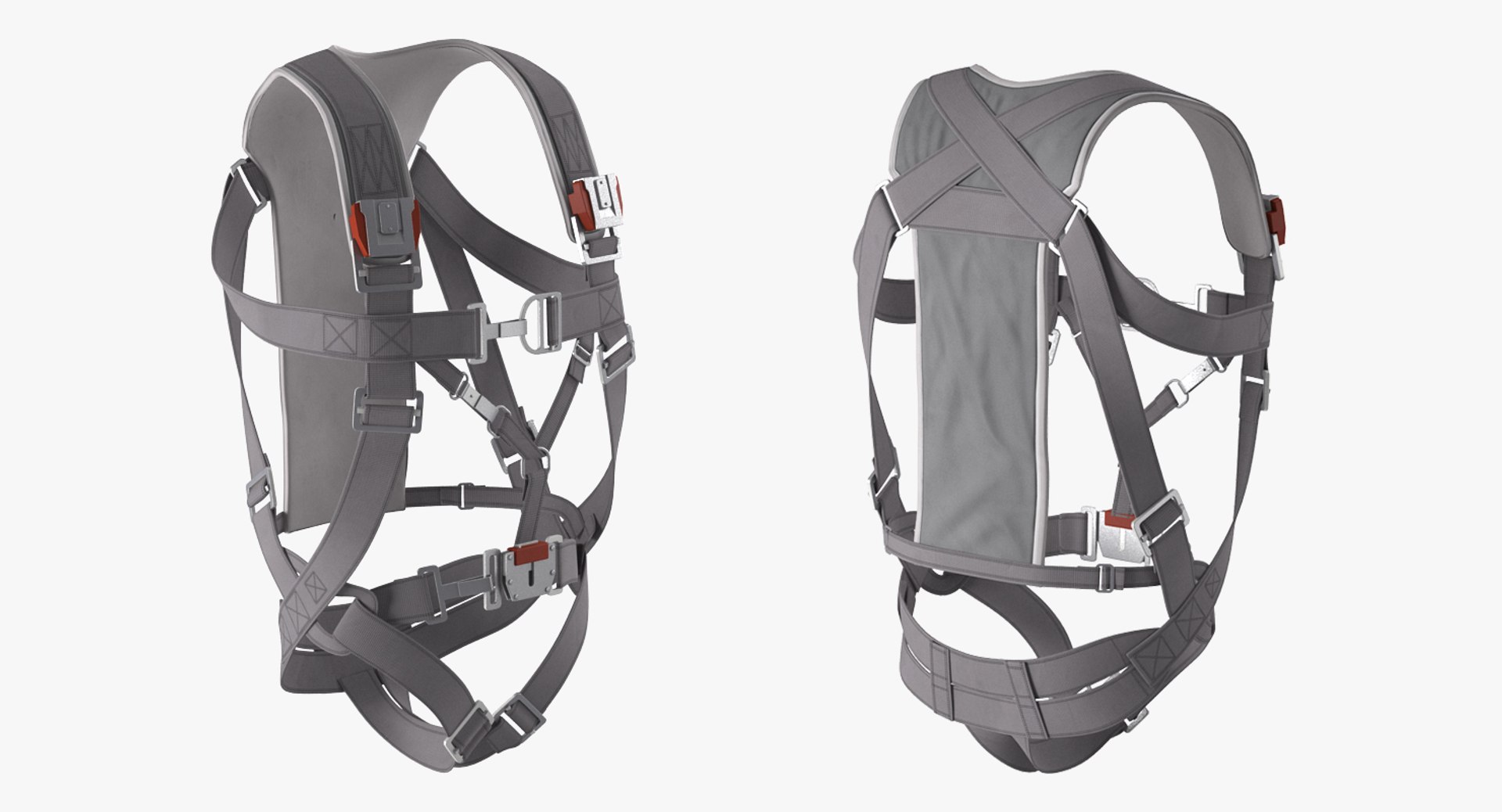 jet fighter pilot vest 3d model