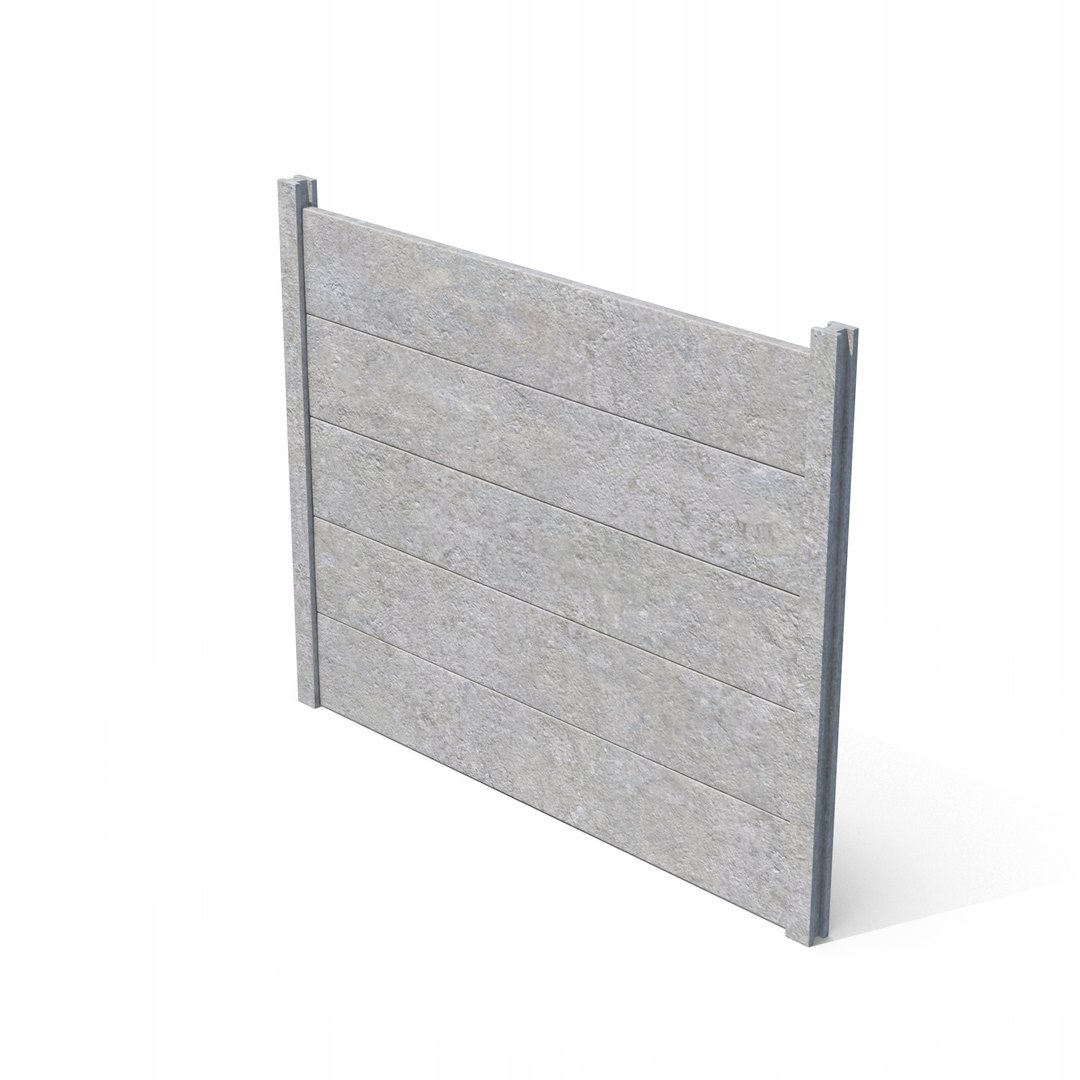 Concrete Wall 3D Model - TurboSquid 1951737
