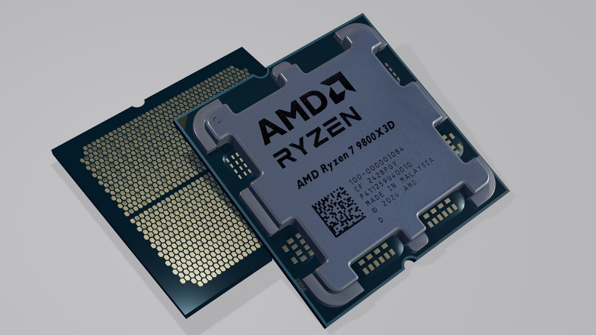 3D AMD Ryzen 7 9800X3D Realistic PBR 3D Model 3D Model - TurboSquid 2390253