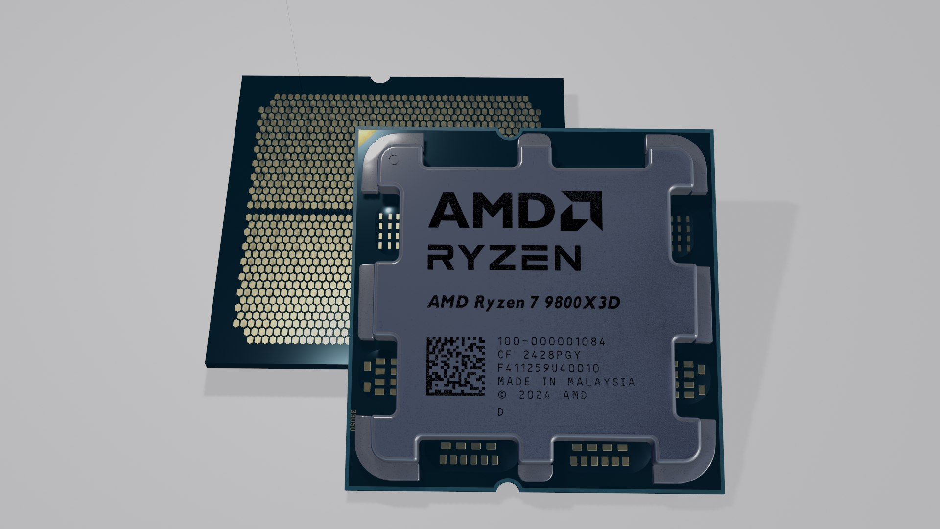 3D AMD Ryzen 7 9800X3D Realistic PBR 3D Model 3D Model - TurboSquid 2390253