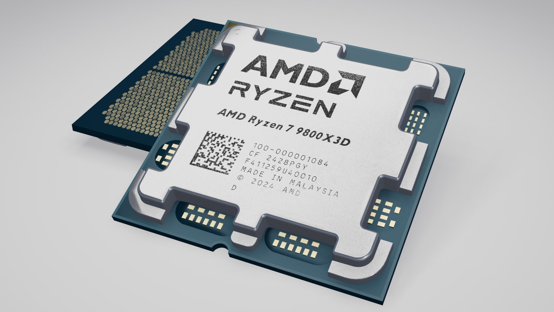3D AMD Ryzen 7 9800X3D Realistic PBR 3D Model 3D Model - TurboSquid 2390253