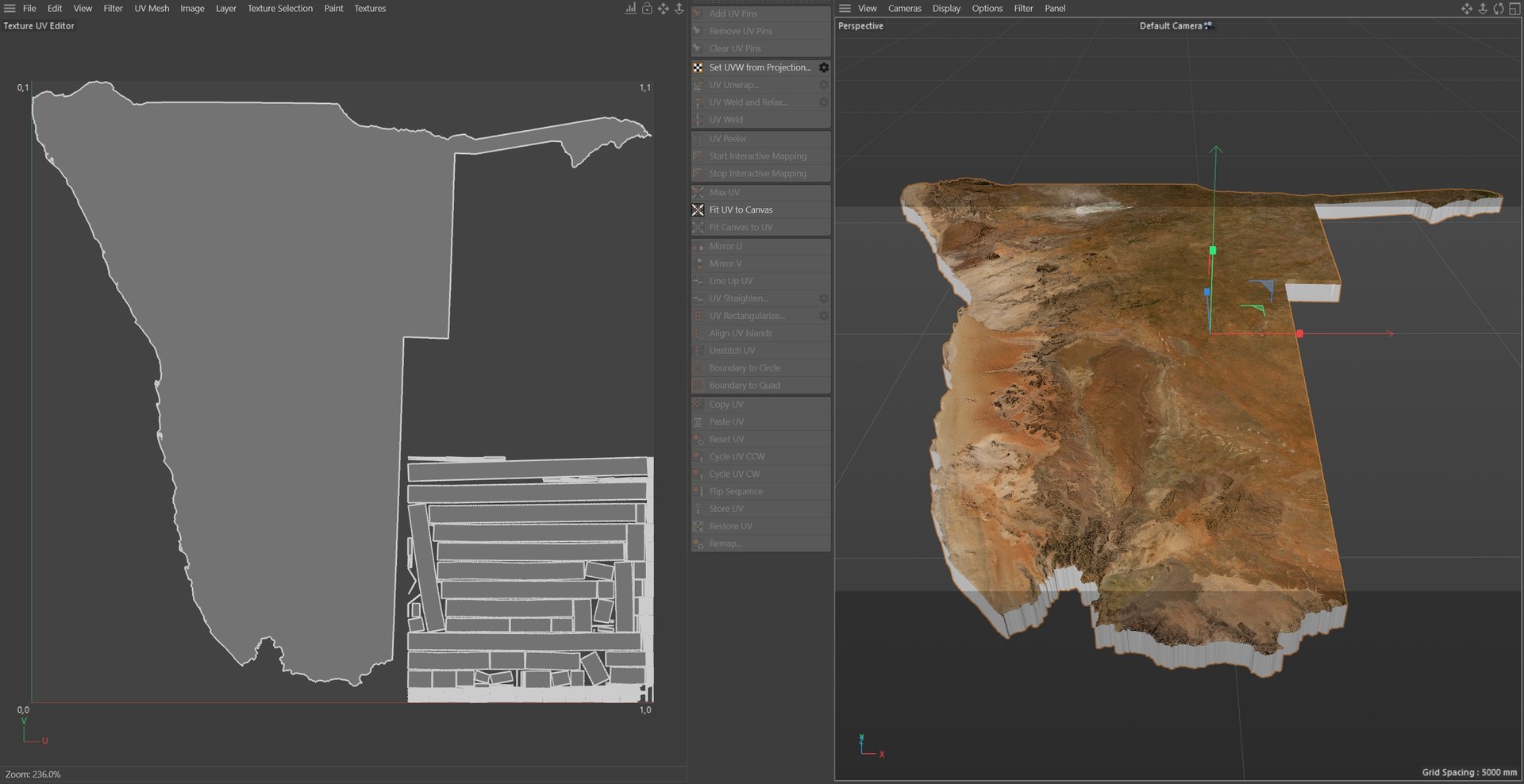 3D Namibia Terrain Map Model - TurboSquid 2336539