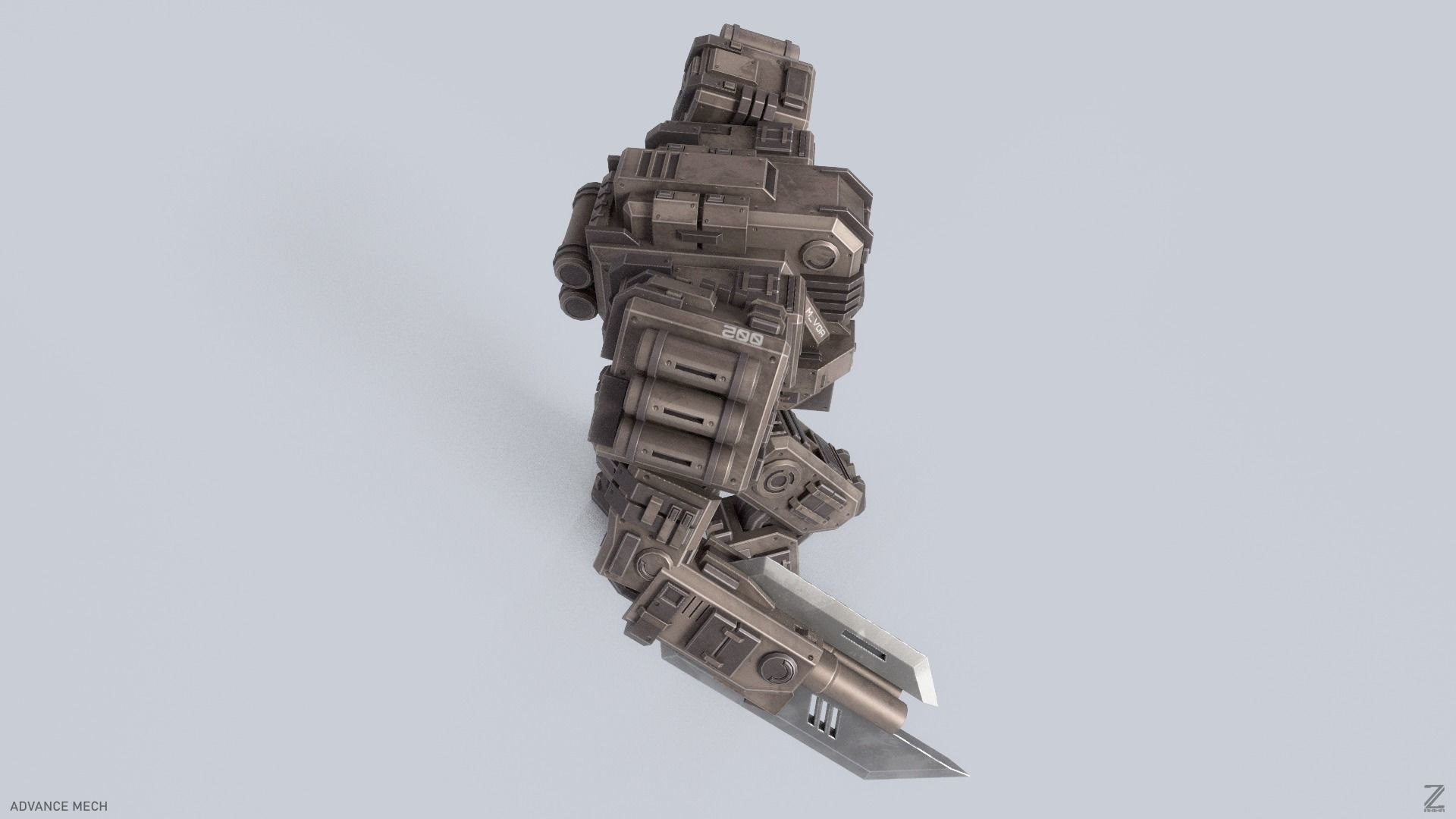 Advance Mech 3D Model - TurboSquid 2296889