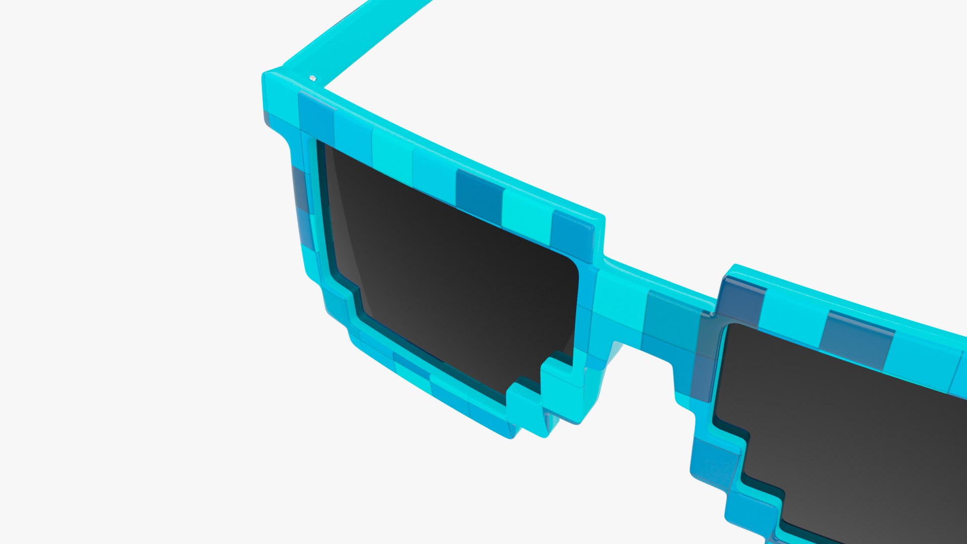 3D Pixel Style Sunglasses Model - TurboSquid 1960187