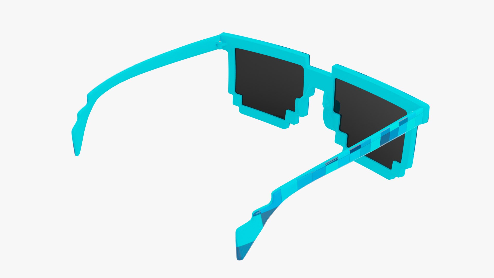 3D Pixel Style Sunglasses Model - TurboSquid 1960187