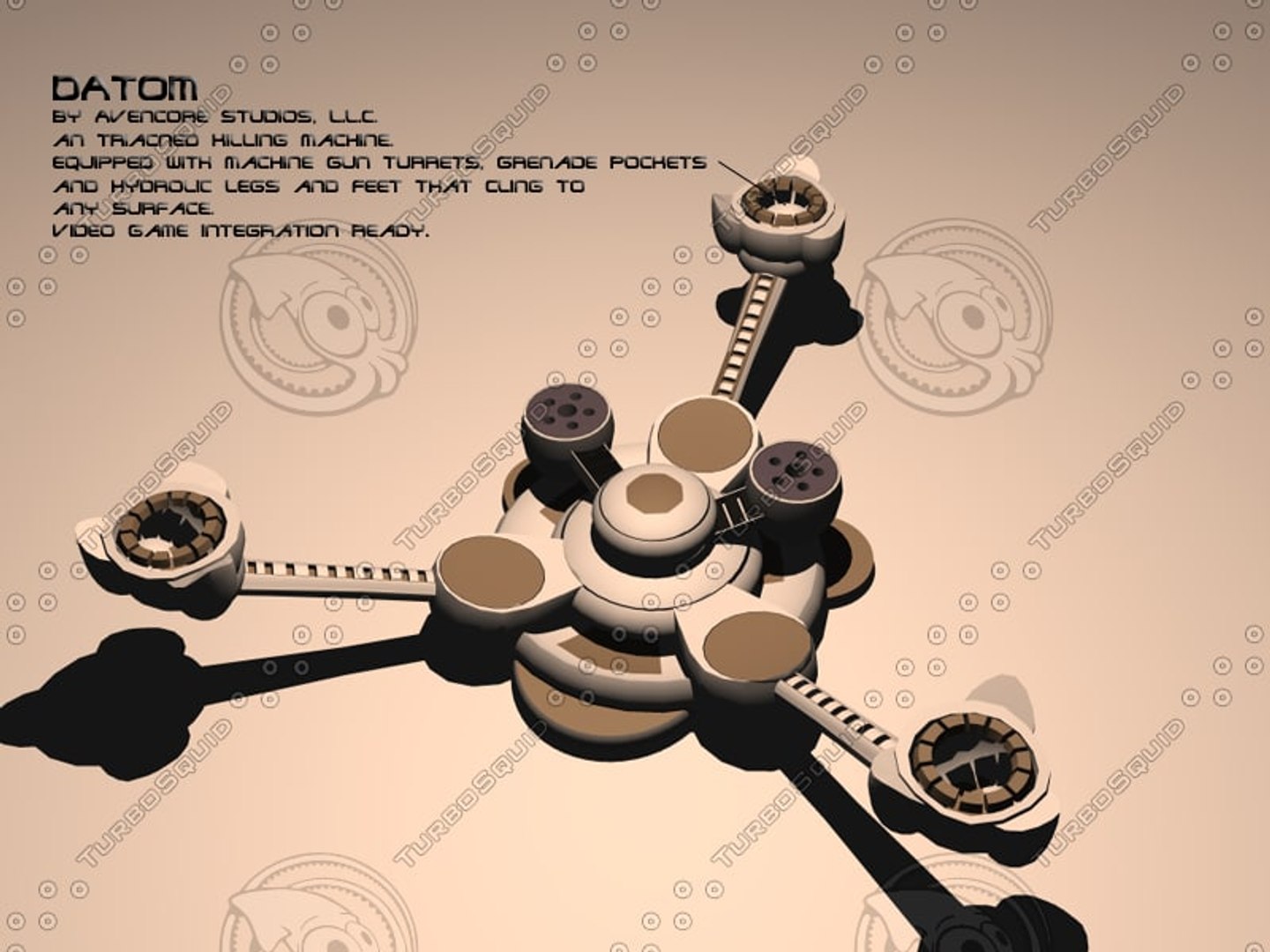 Datom: Triacnid Killing 3d Model