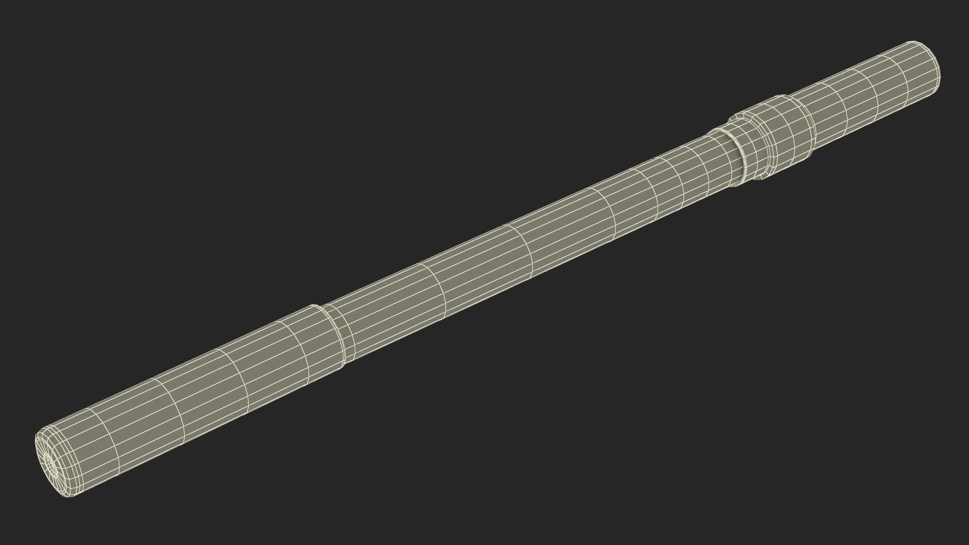 3D Model Makeup Lipstick Pencil With Cap - TurboSquid 2218558