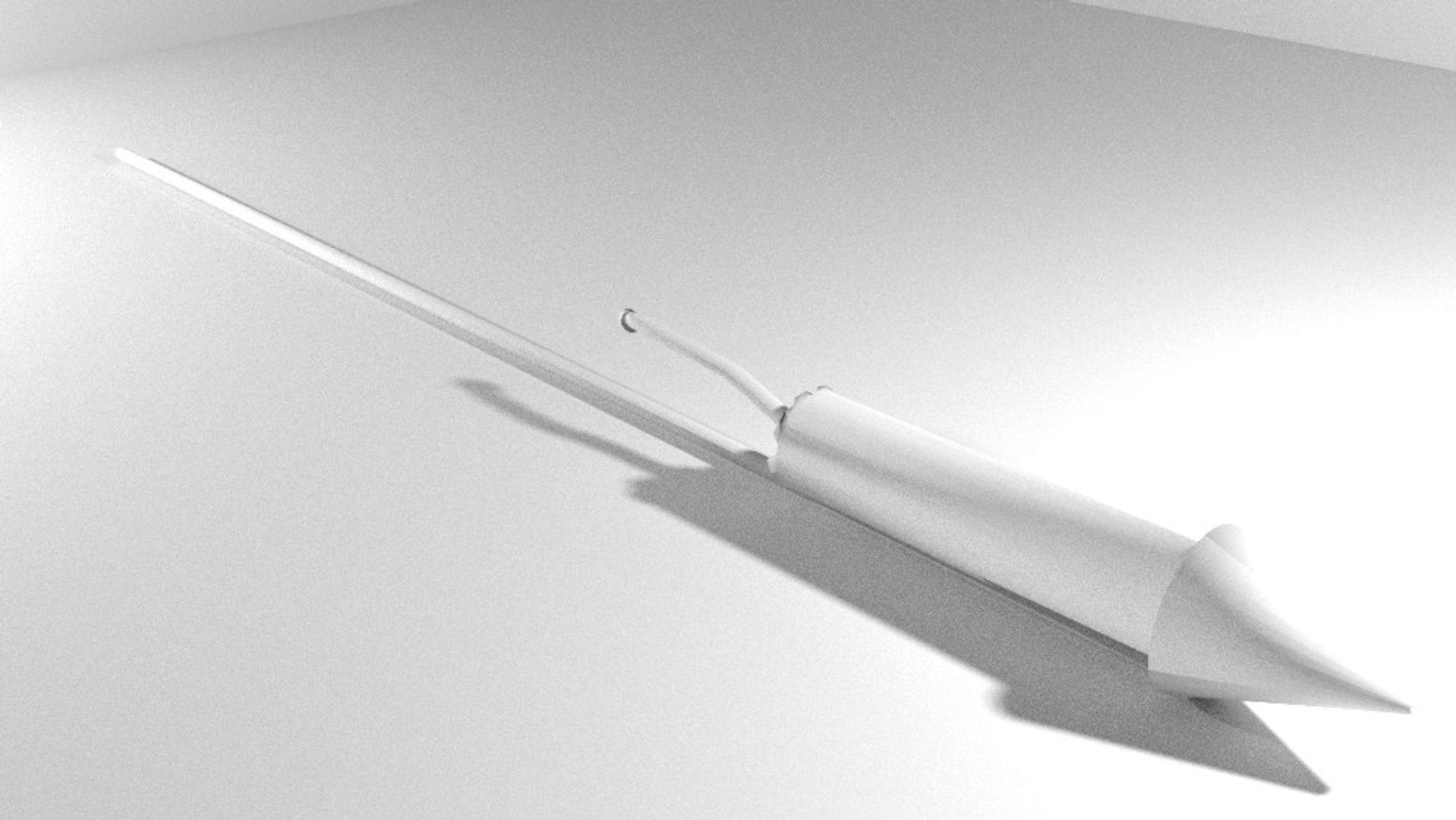 3d Model Rocket Firecracker