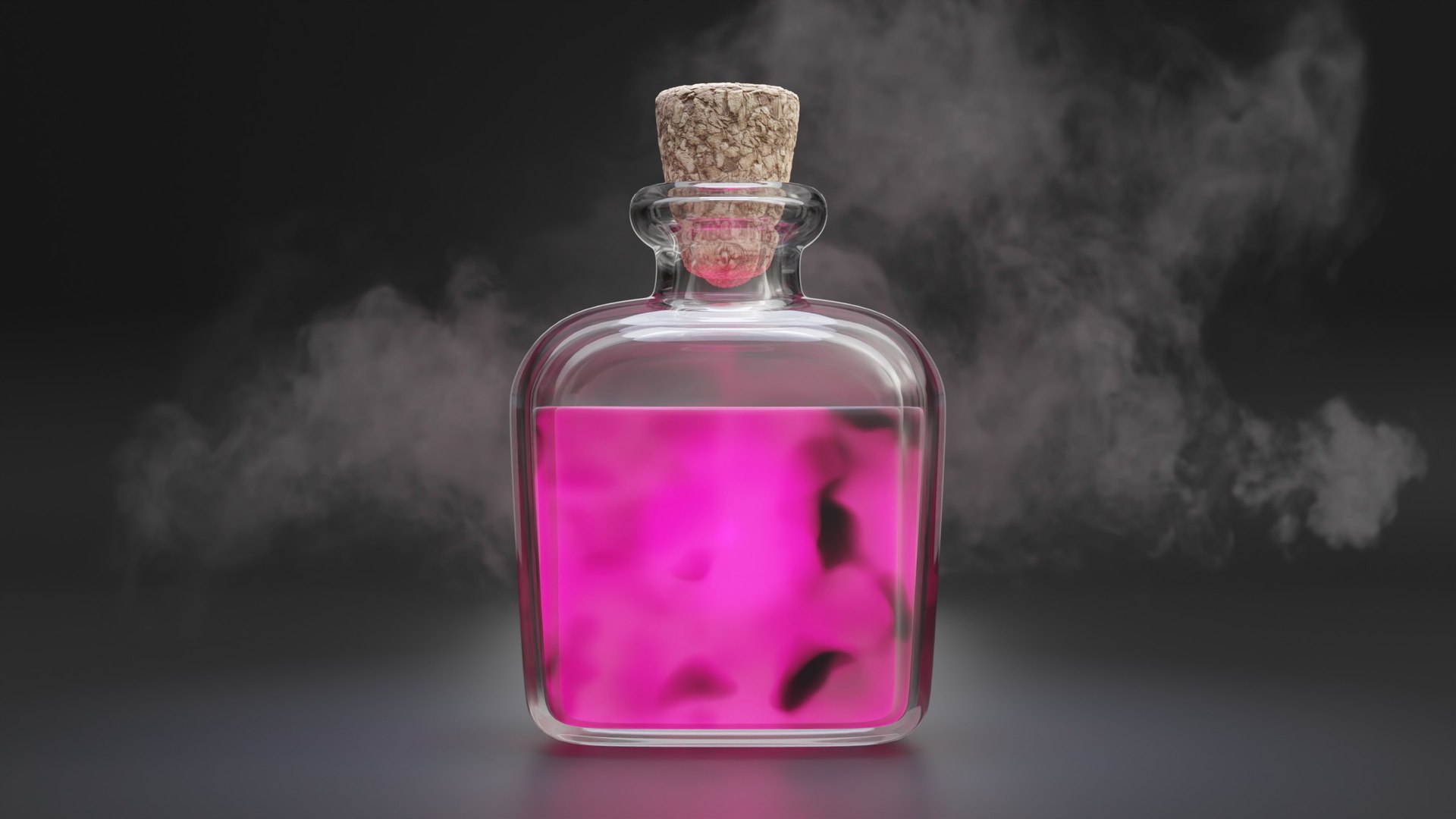3D Model Wizard Magic Potion Bottles Set 1 - TurboSquid 2127110