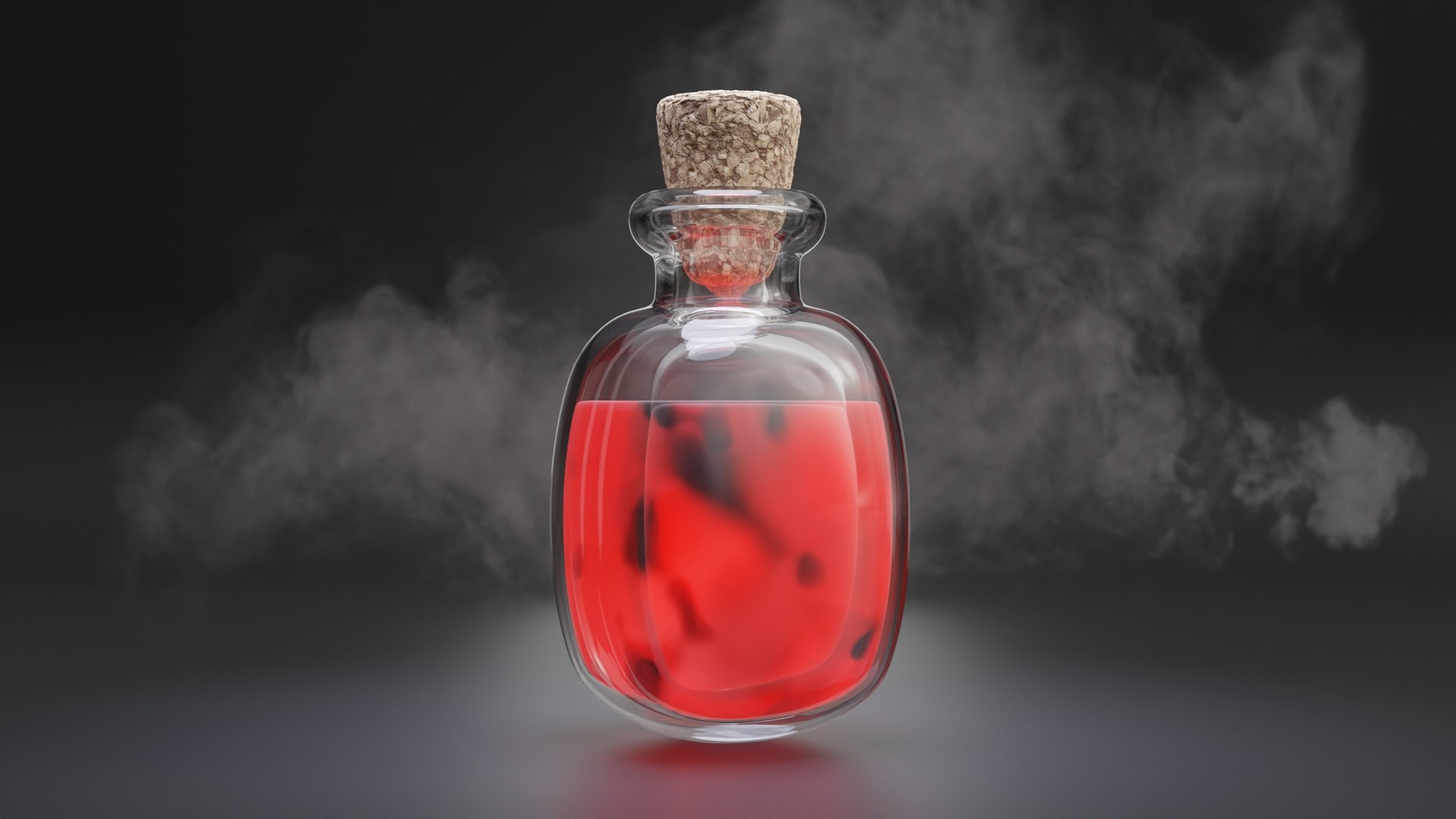 3D Model Wizard Magic Potion Bottles Set 1 - TurboSquid 2127110