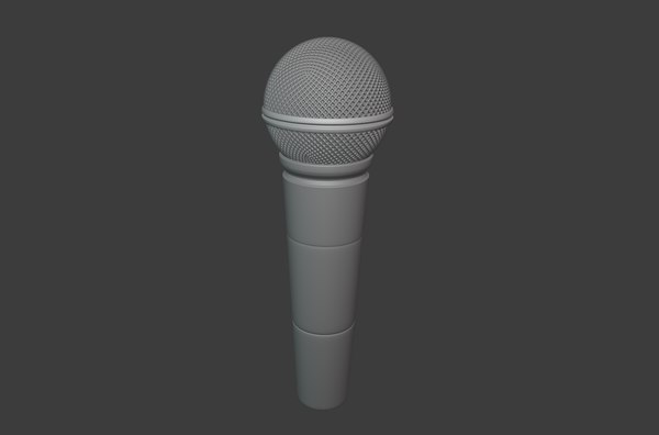 3D microphone - TurboSquid 1766105