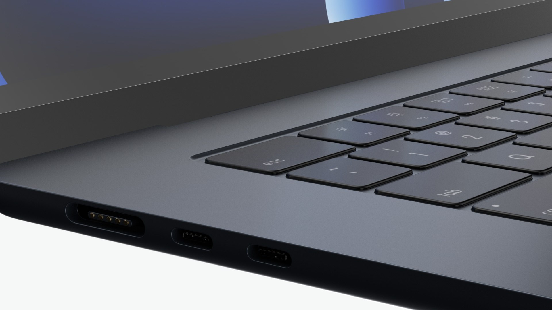 3D Apple MacBook Air M4 Midnight - TurboSquid 2374496