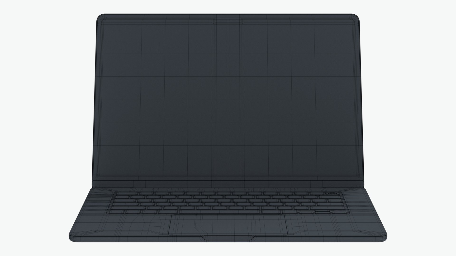 3D Apple MacBook Air M4 Midnight - TurboSquid 2374496