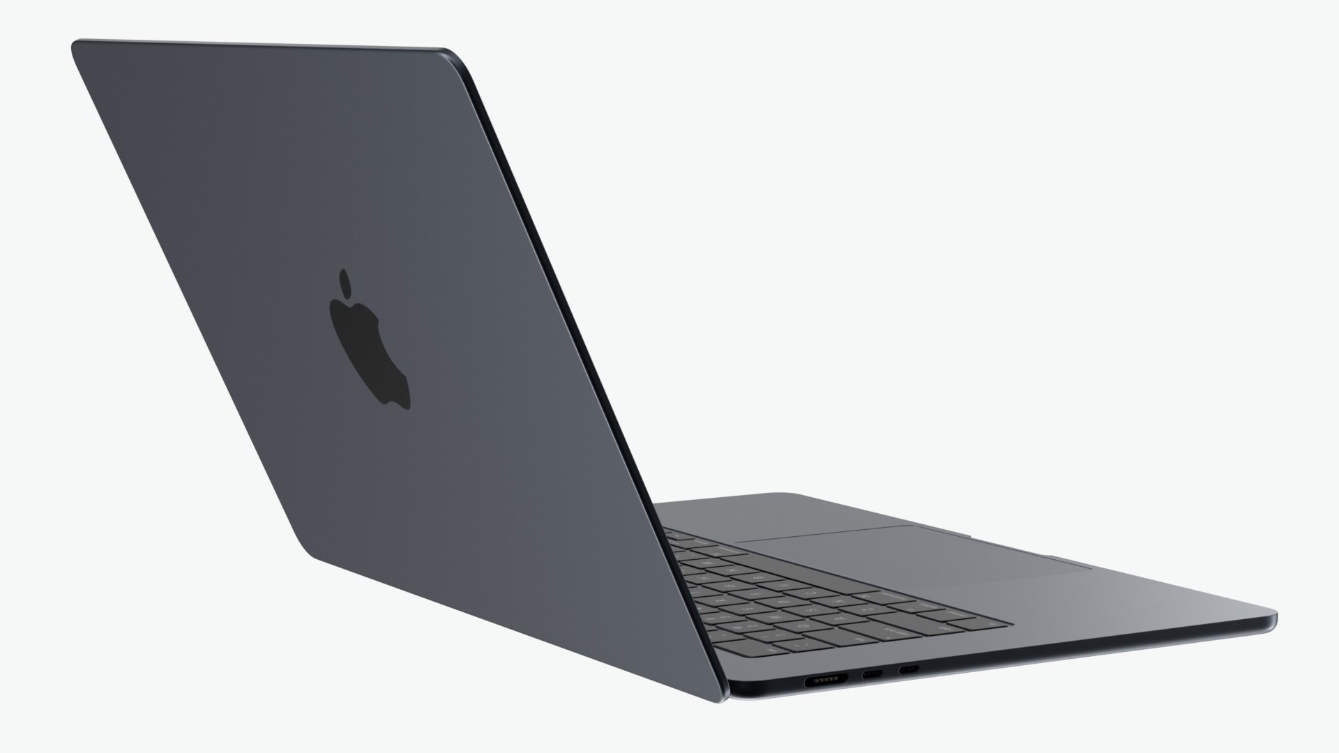 3D Apple MacBook Air M4 Midnight - TurboSquid 2374496
