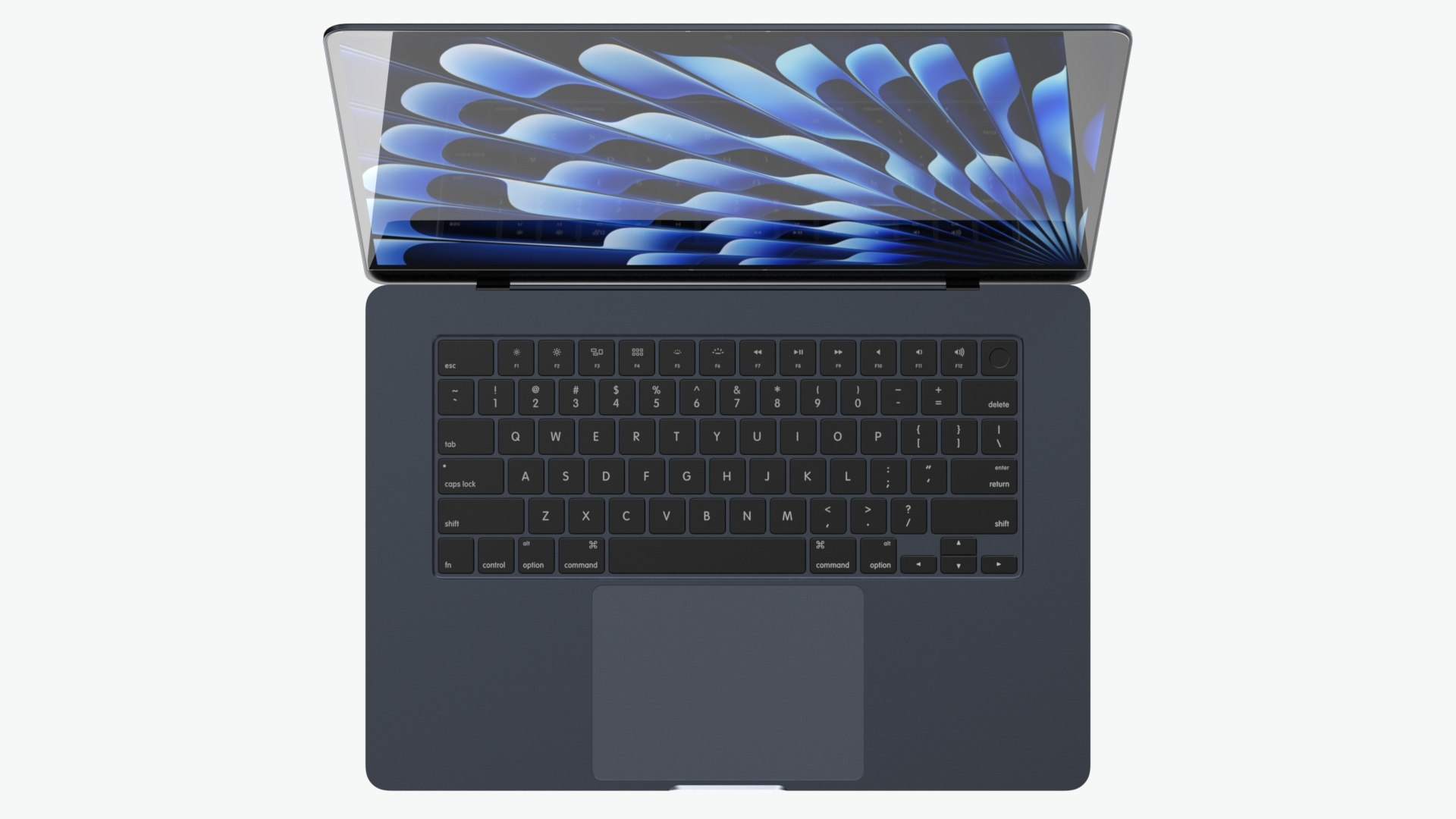 3D Apple MacBook Air M4 Midnight - TurboSquid 2374496