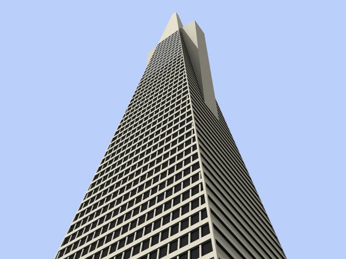3d Max Transamerica Pyramid Skyscrapers Buildings