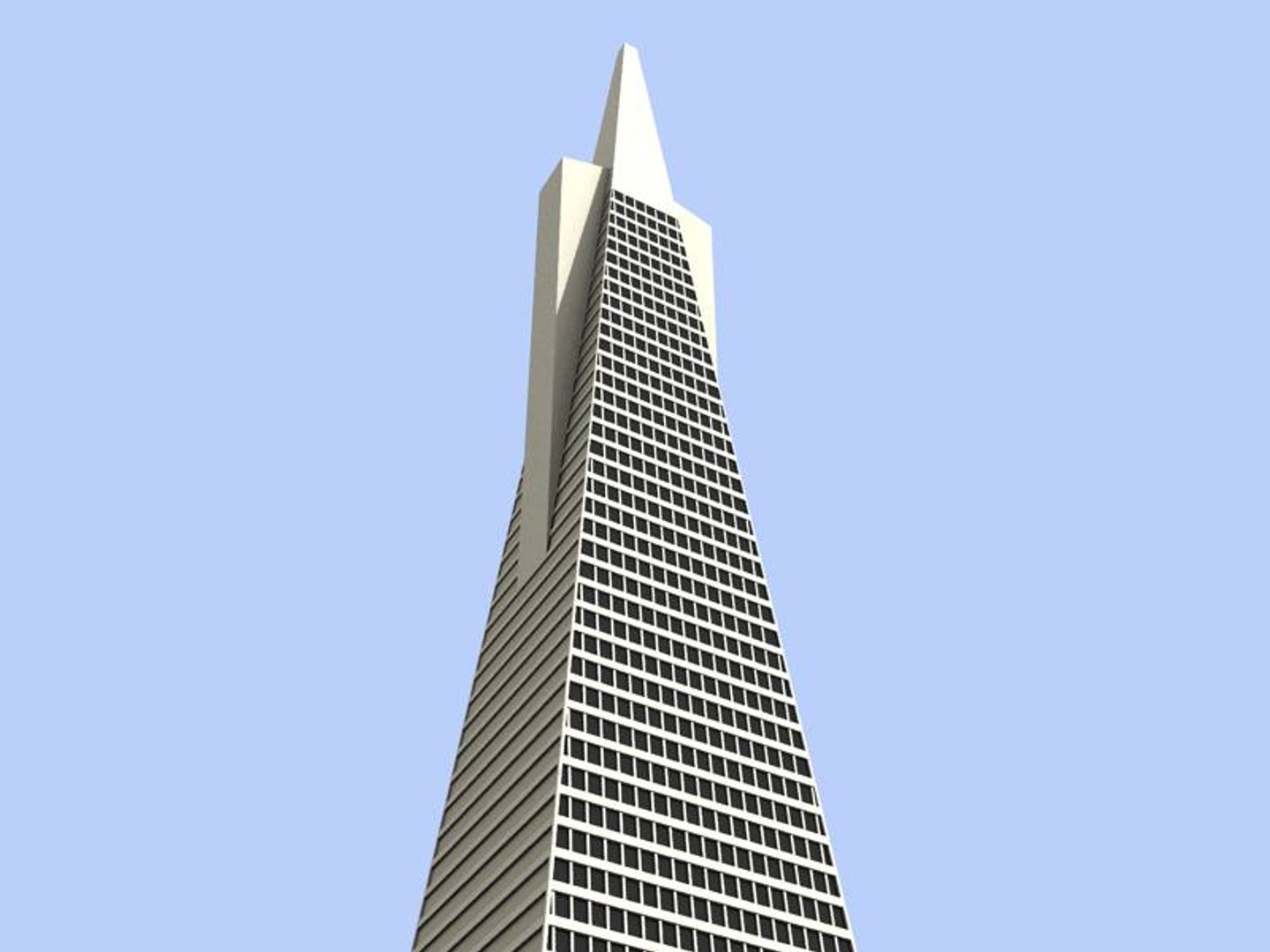3d Max Transamerica Pyramid Skyscrapers Buildings