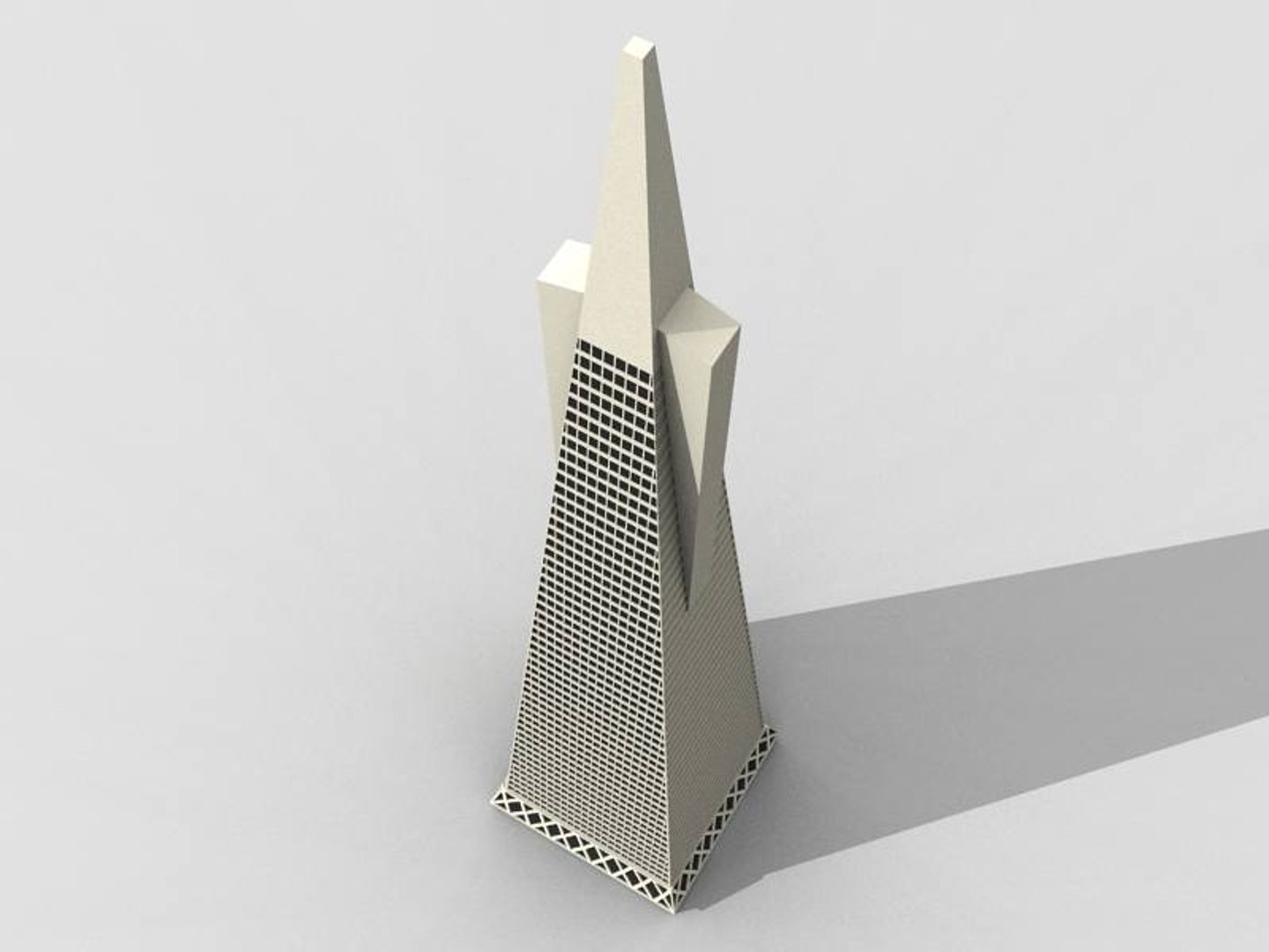 3d Max Transamerica Pyramid Skyscrapers Buildings