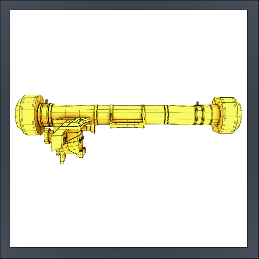 3d model fgm 148 javelin missile launcher