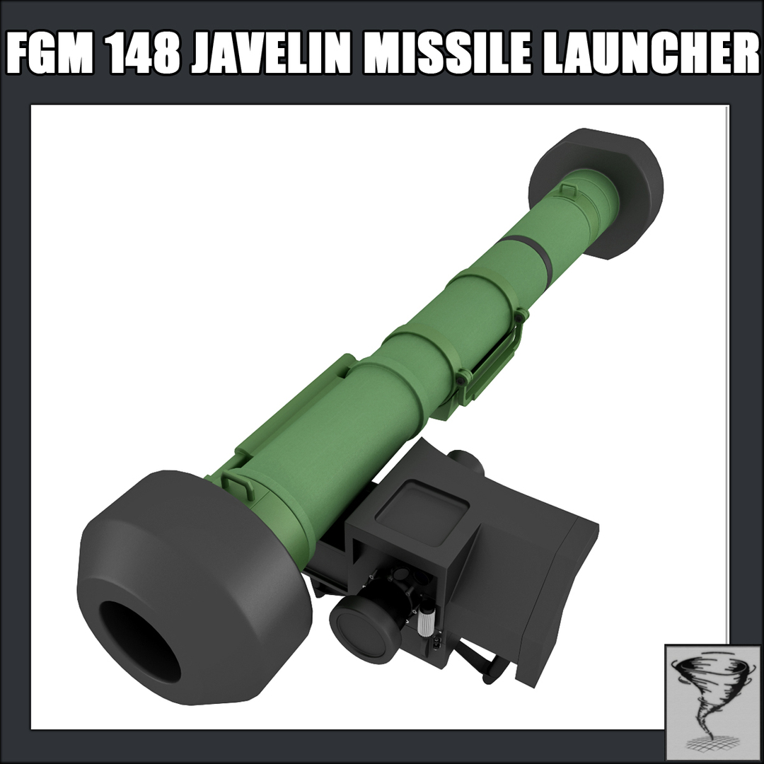 3d model fgm 148 javelin missile launcher